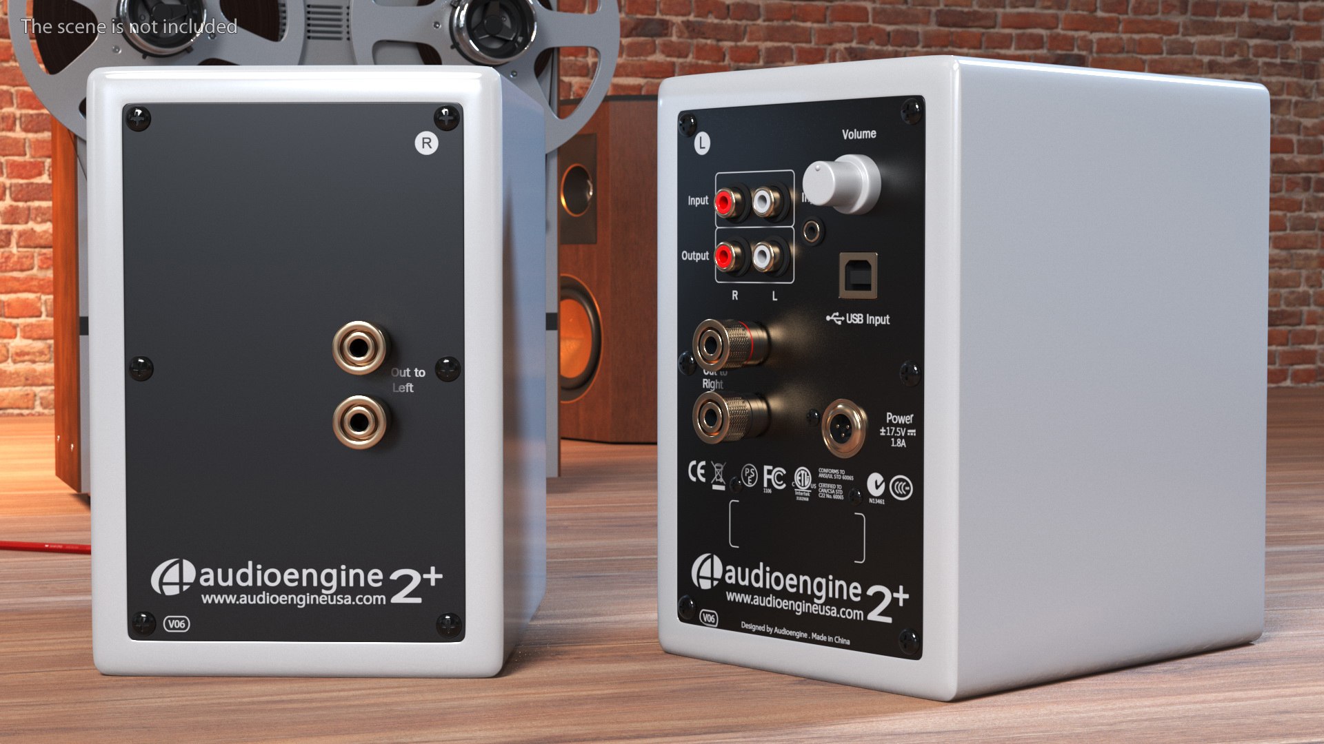 3D Multimedia Speakers Audioengine A2 Model - TurboSquid 2133643