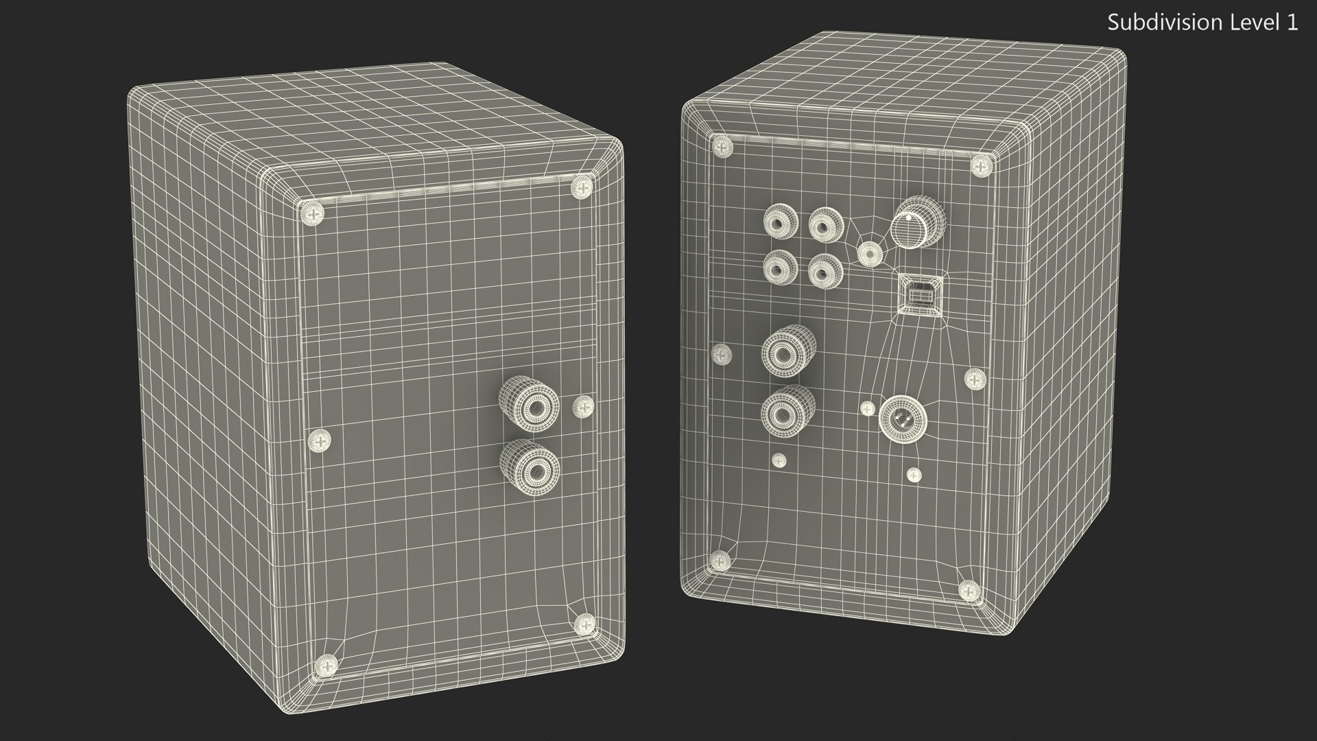 3D Multimedia Speakers Audioengine A2 Model - TurboSquid 2133643