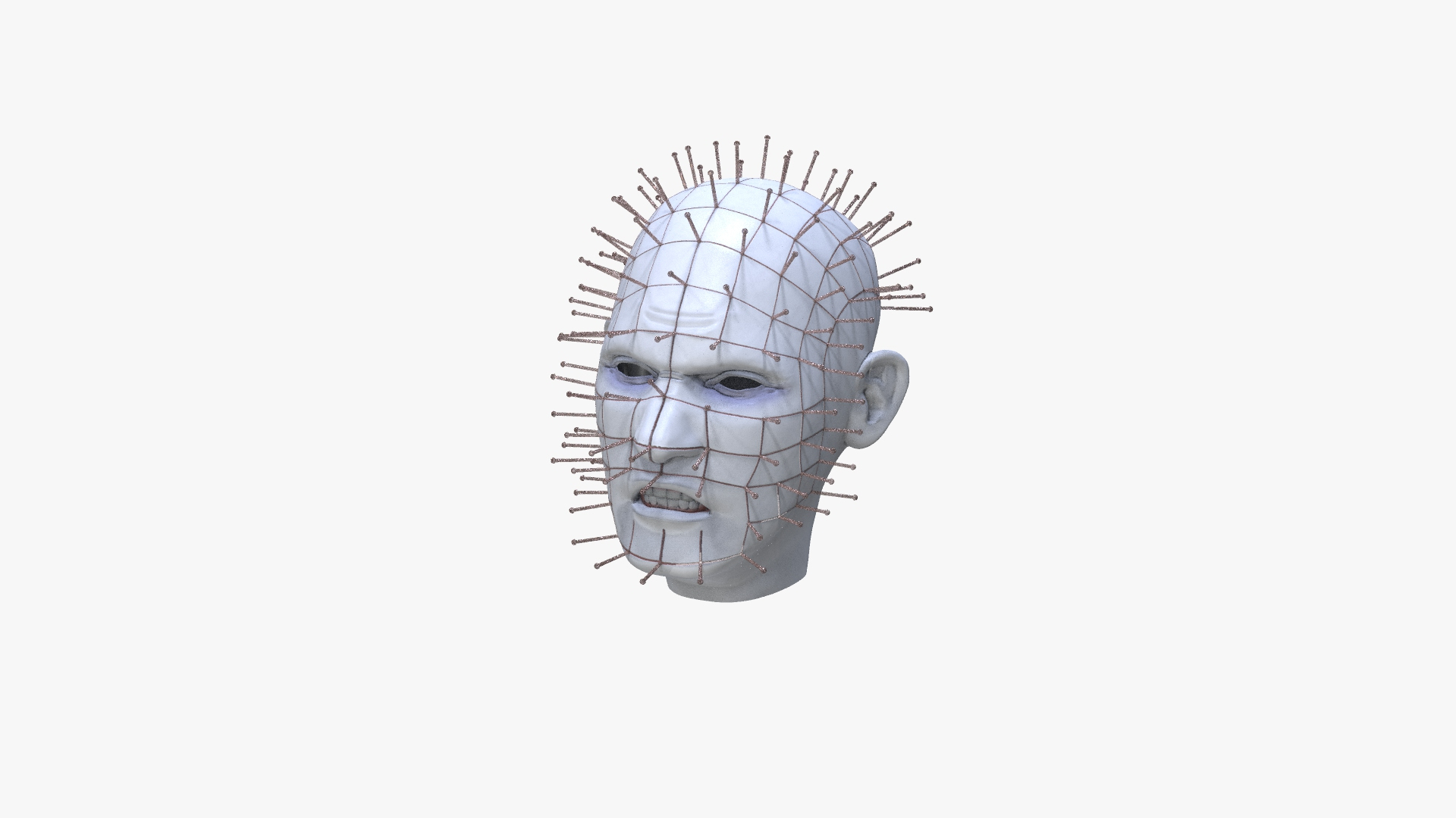 3D Pinhead Hellraiser Mask - TurboSquid 1846528