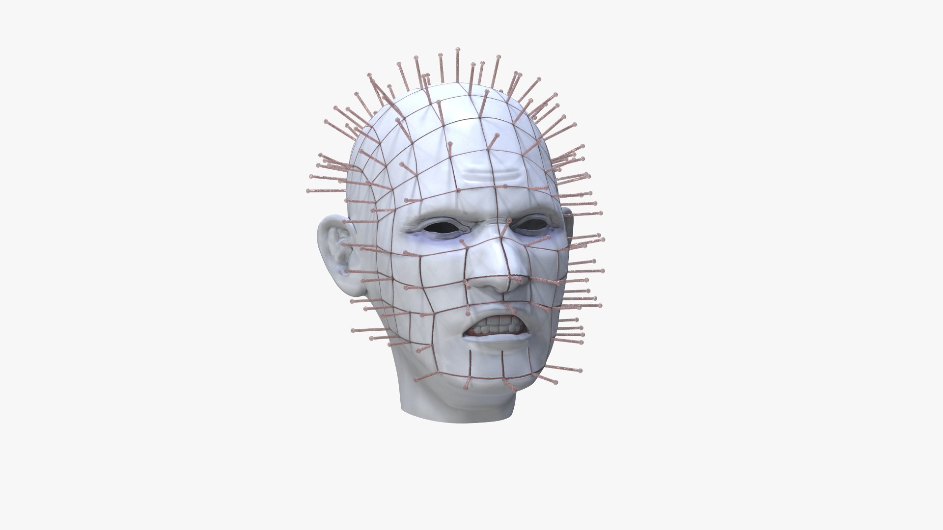 3D Pinhead Hellraiser Mask - TurboSquid 1846528