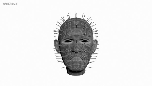 3D Pinhead Hellraiser Mask - TurboSquid 1846528