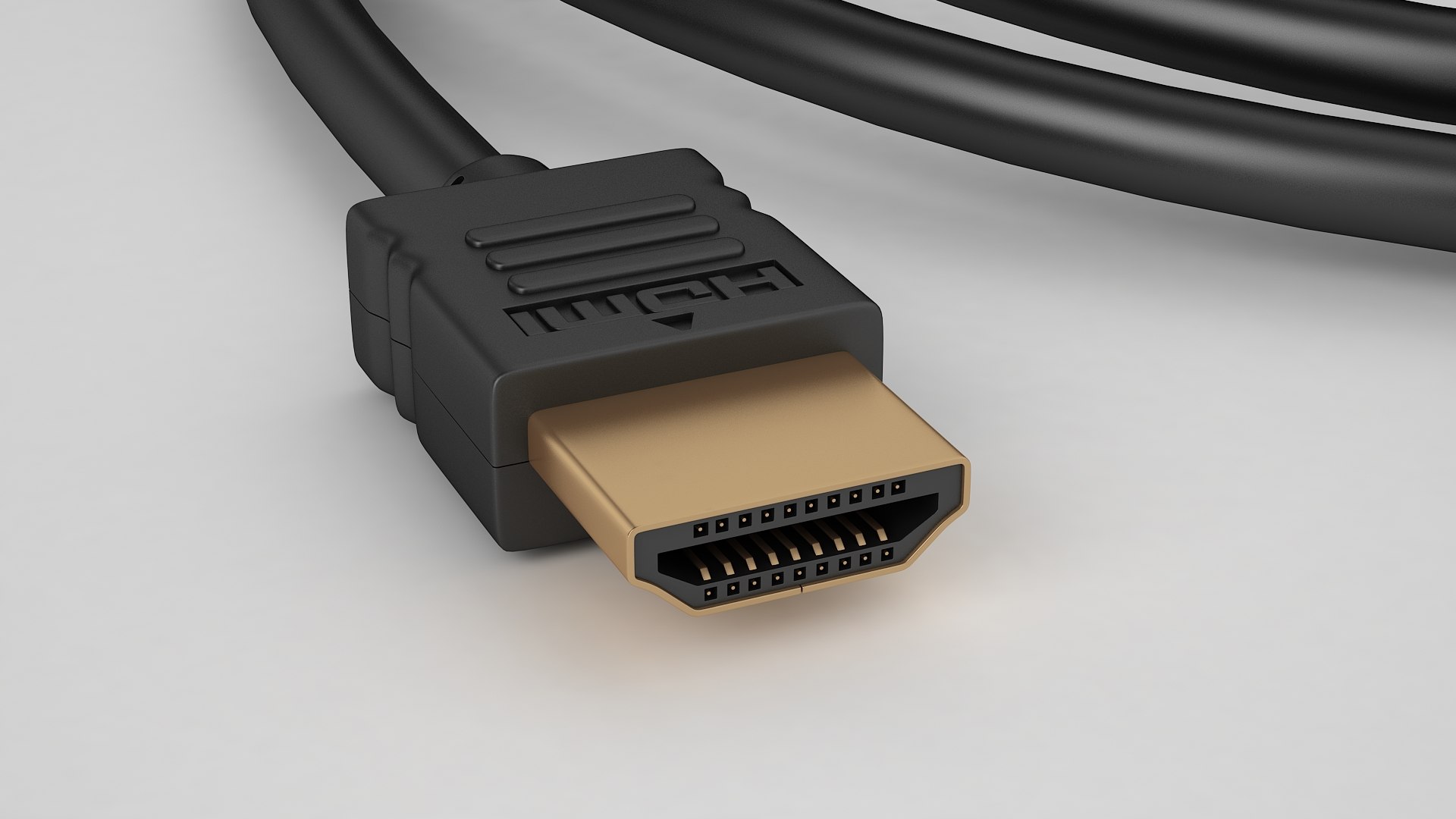 Hdmi cable 3D model - TurboSquid 1485141