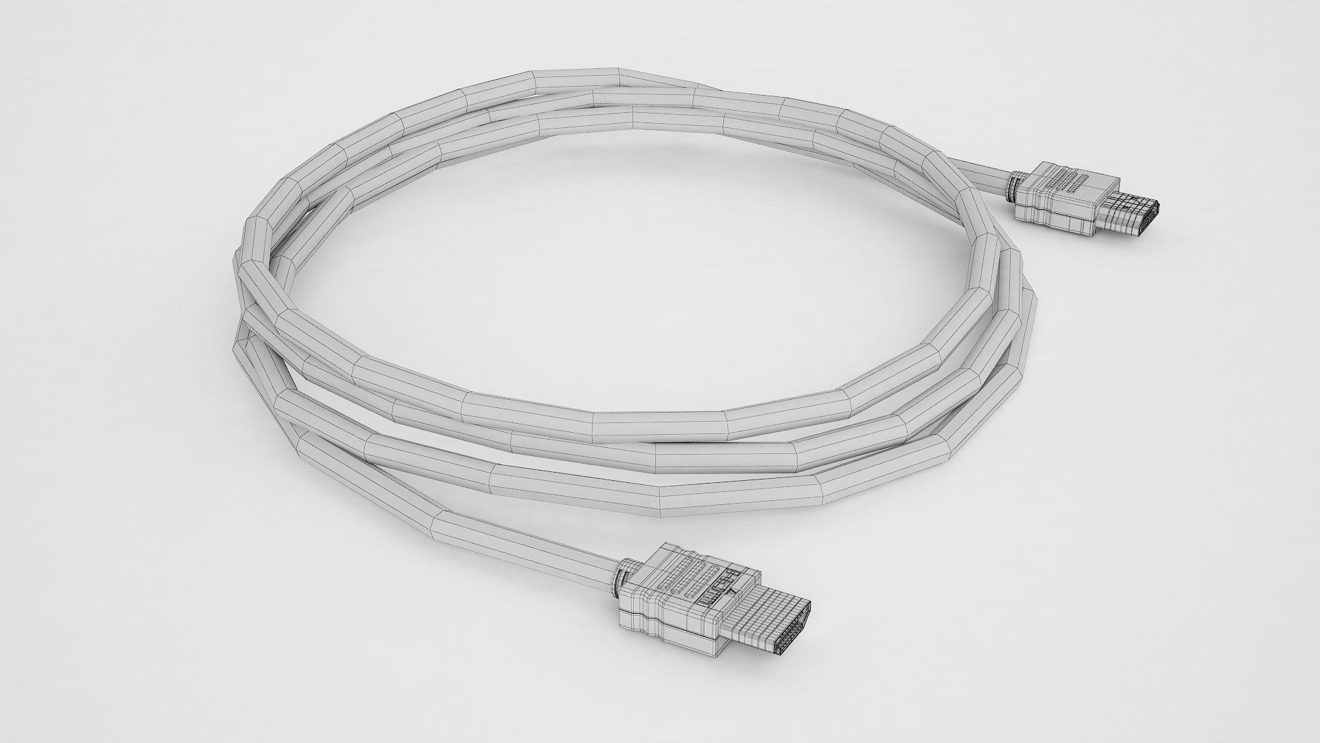 Hdmi cable 3D model - TurboSquid 1485141