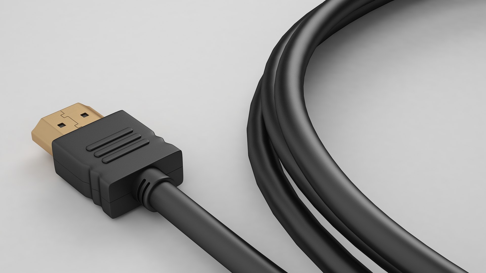 Hdmi cable 3D model - TurboSquid 1485141
