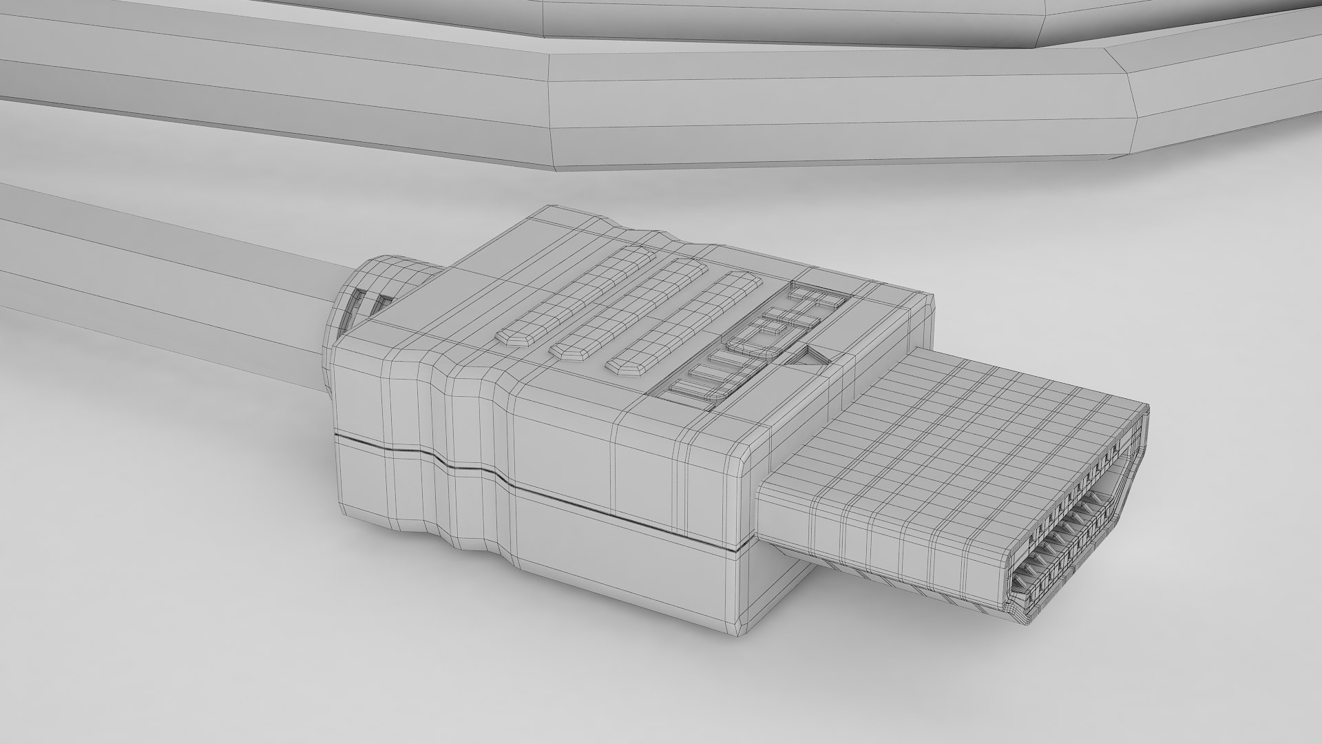 Hdmi cable 3D model - TurboSquid 1485141