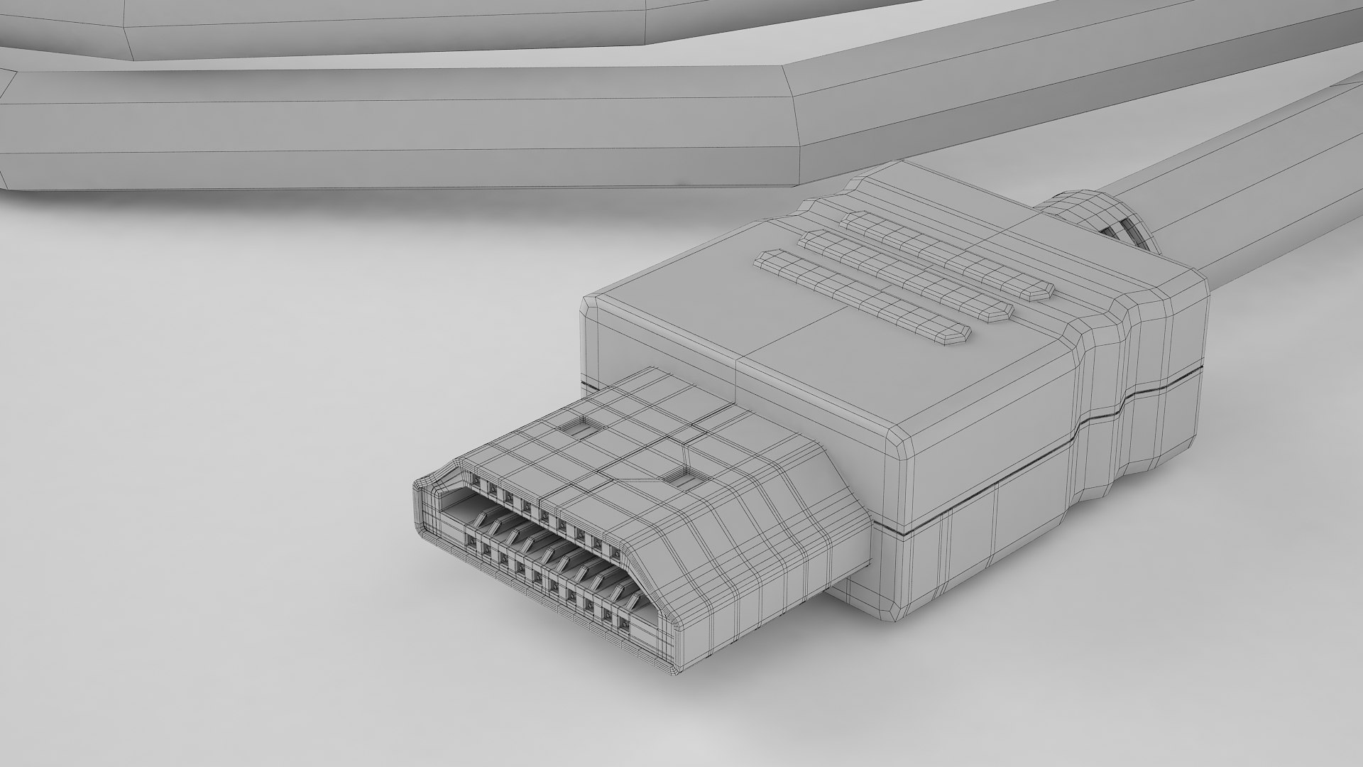 Hdmi cable 3D model - TurboSquid 1485141