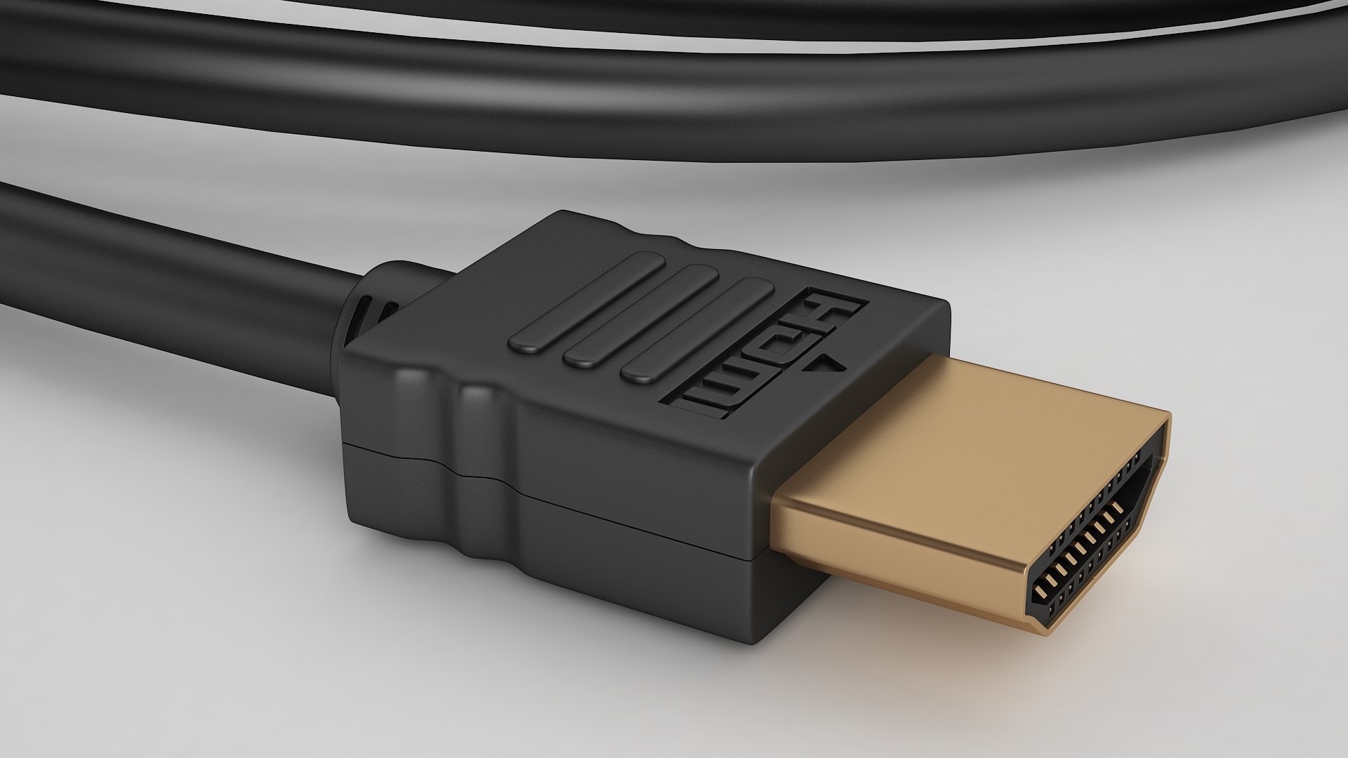 Hdmi cable 3D model - TurboSquid 1485141