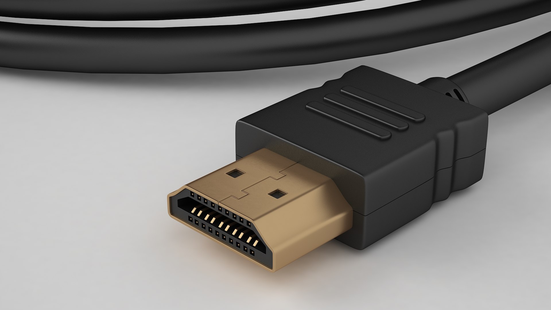 Hdmi cable 3D model - TurboSquid 1485141