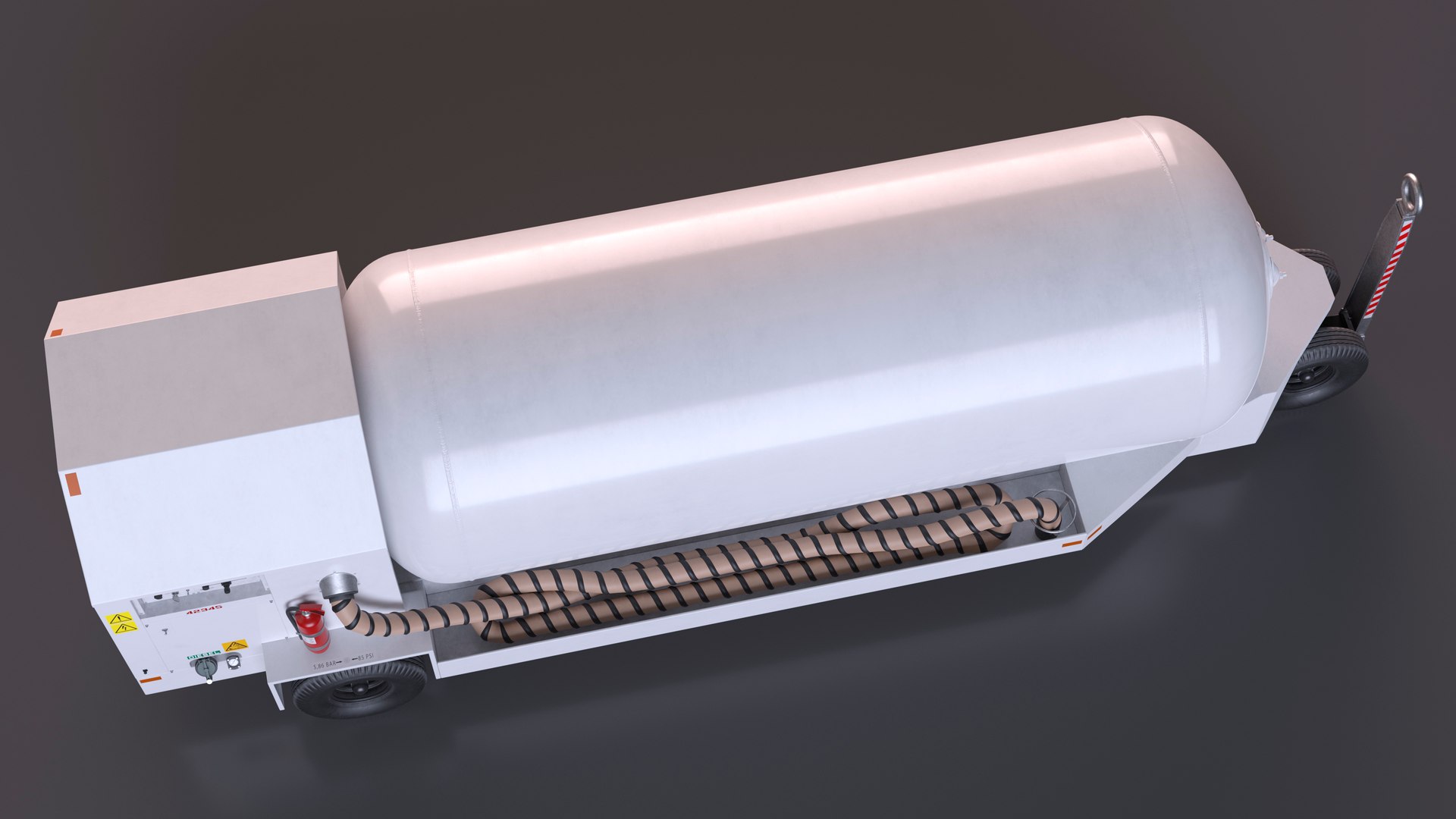 3D model Aircraft Engine ACE-500 Air Start Unit White - TurboSquid 2171908