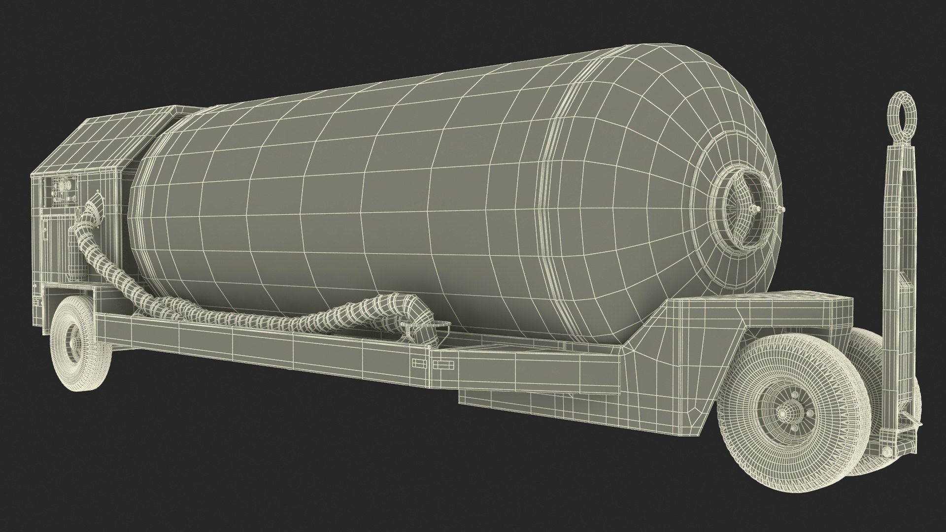 3D model Aircraft Engine ACE-500 Air Start Unit White - TurboSquid 2171908