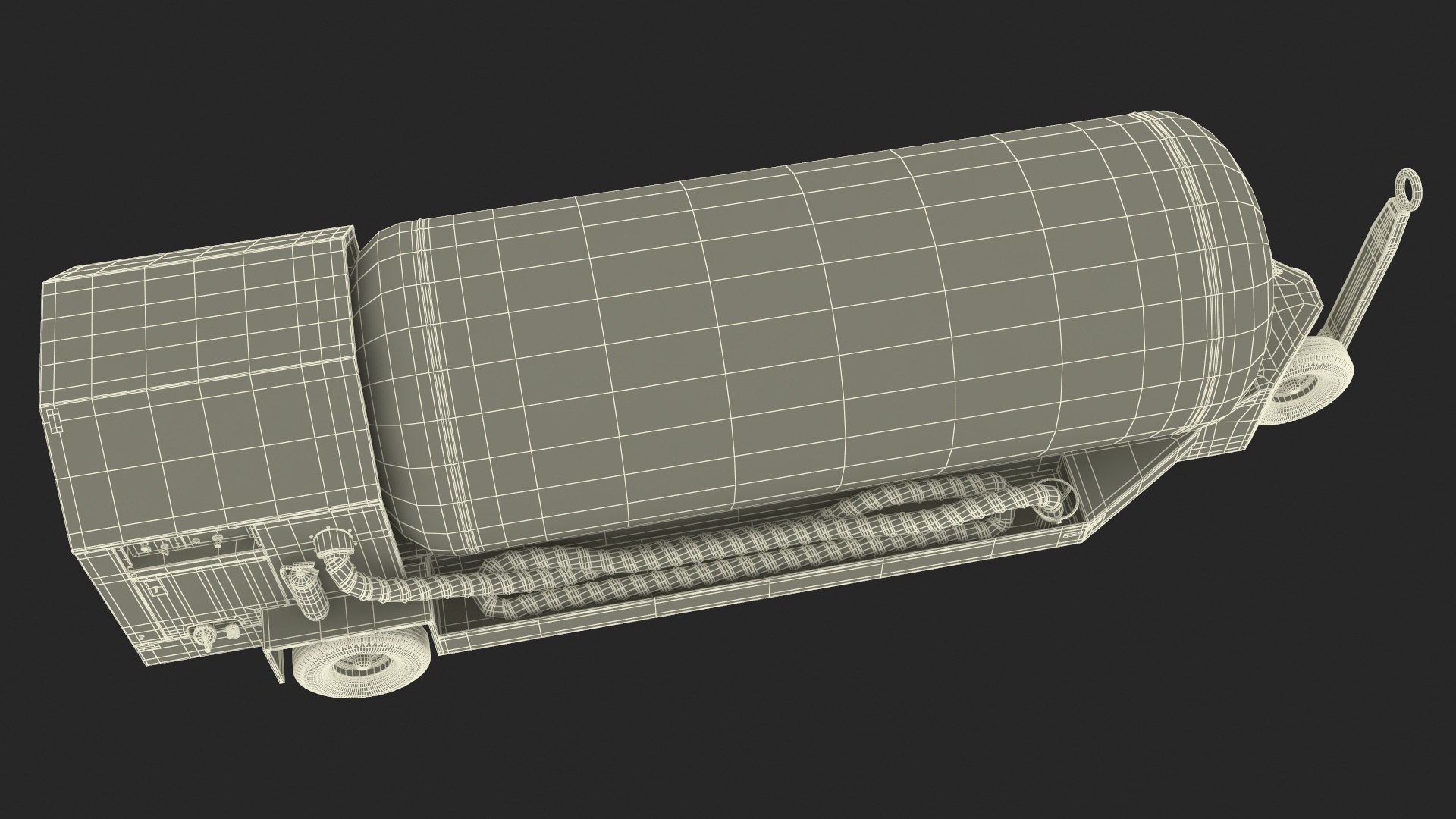 3D model Aircraft Engine ACE-500 Air Start Unit White - TurboSquid 2171908