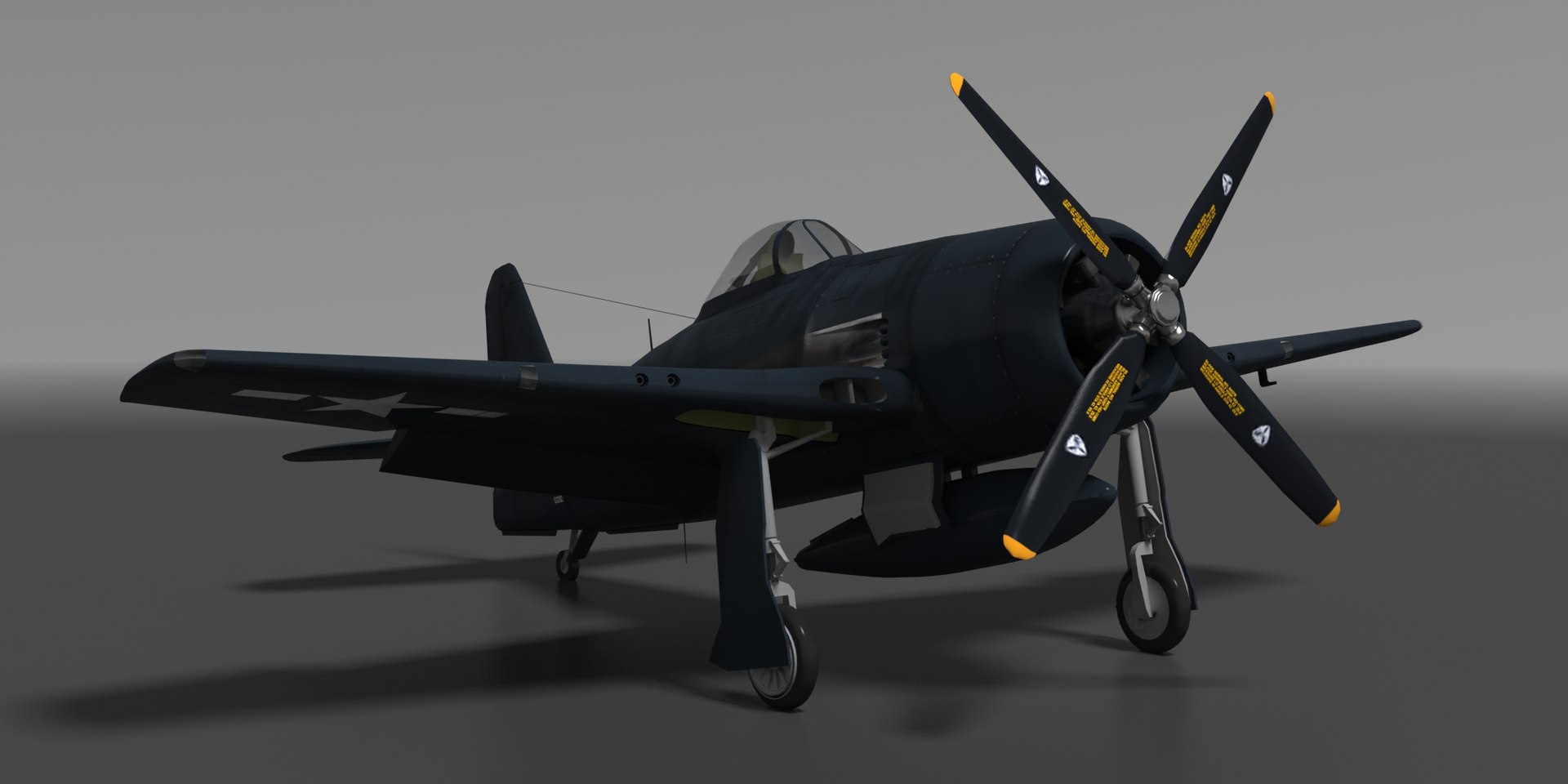 F8f Bearcat Fighter Obj