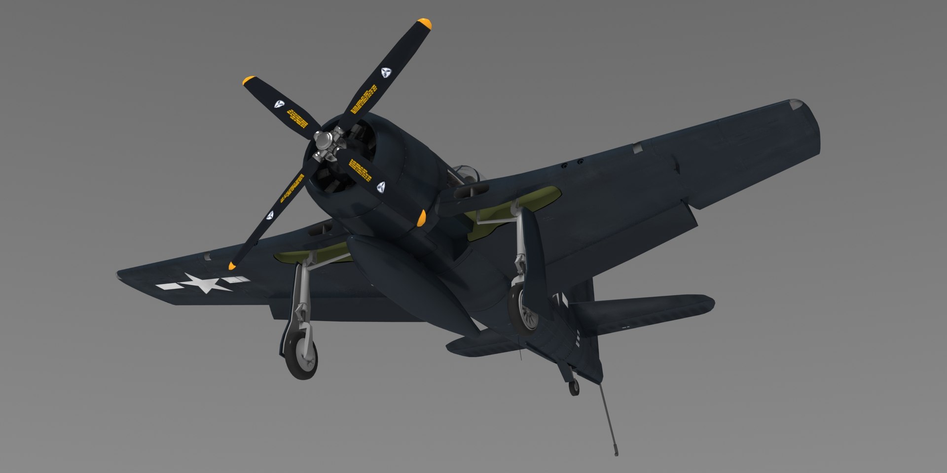 F8f Bearcat Fighter Obj
