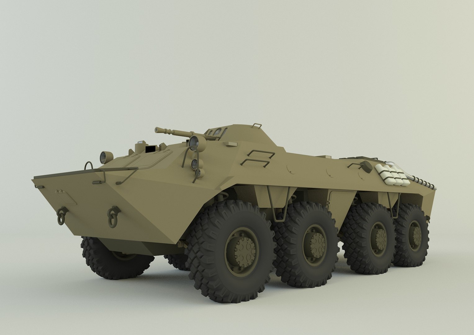 Btr-70 Military Vehicle 3D Model - TurboSquid 2120383