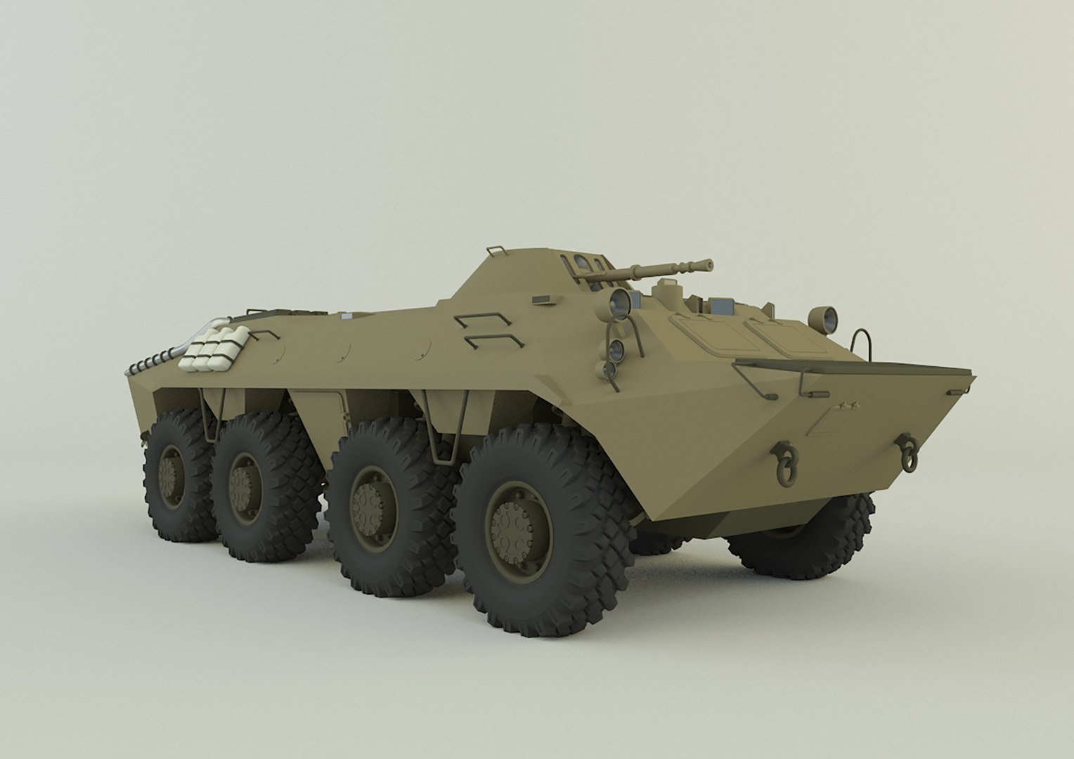 Btr-70 Military Vehicle 3D Model - TurboSquid 2120383