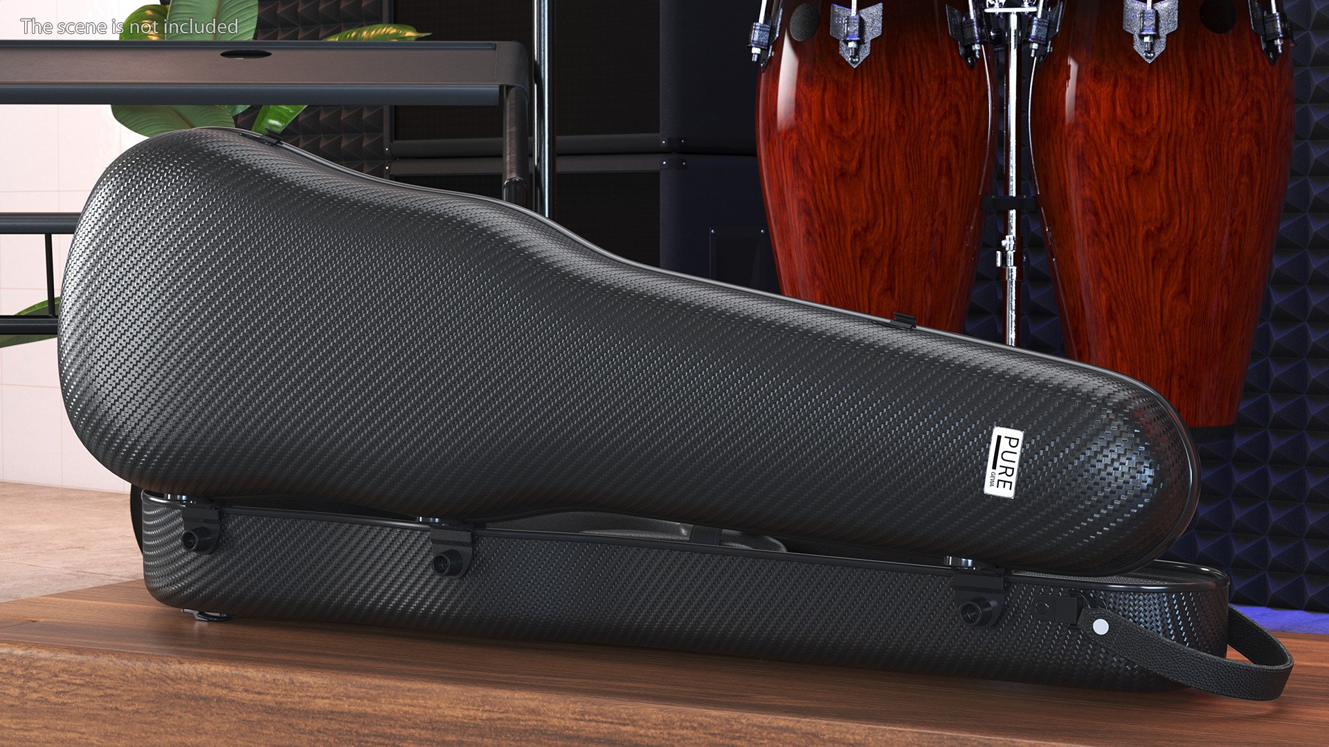3D Model Polycarbonate Violin Case Gewa Pure Black Empty - TurboSquid ...