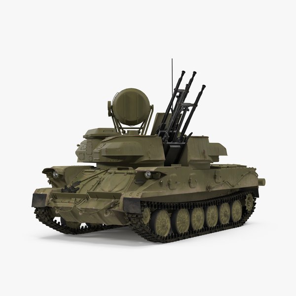 anti aircraft tank zsu 3d max