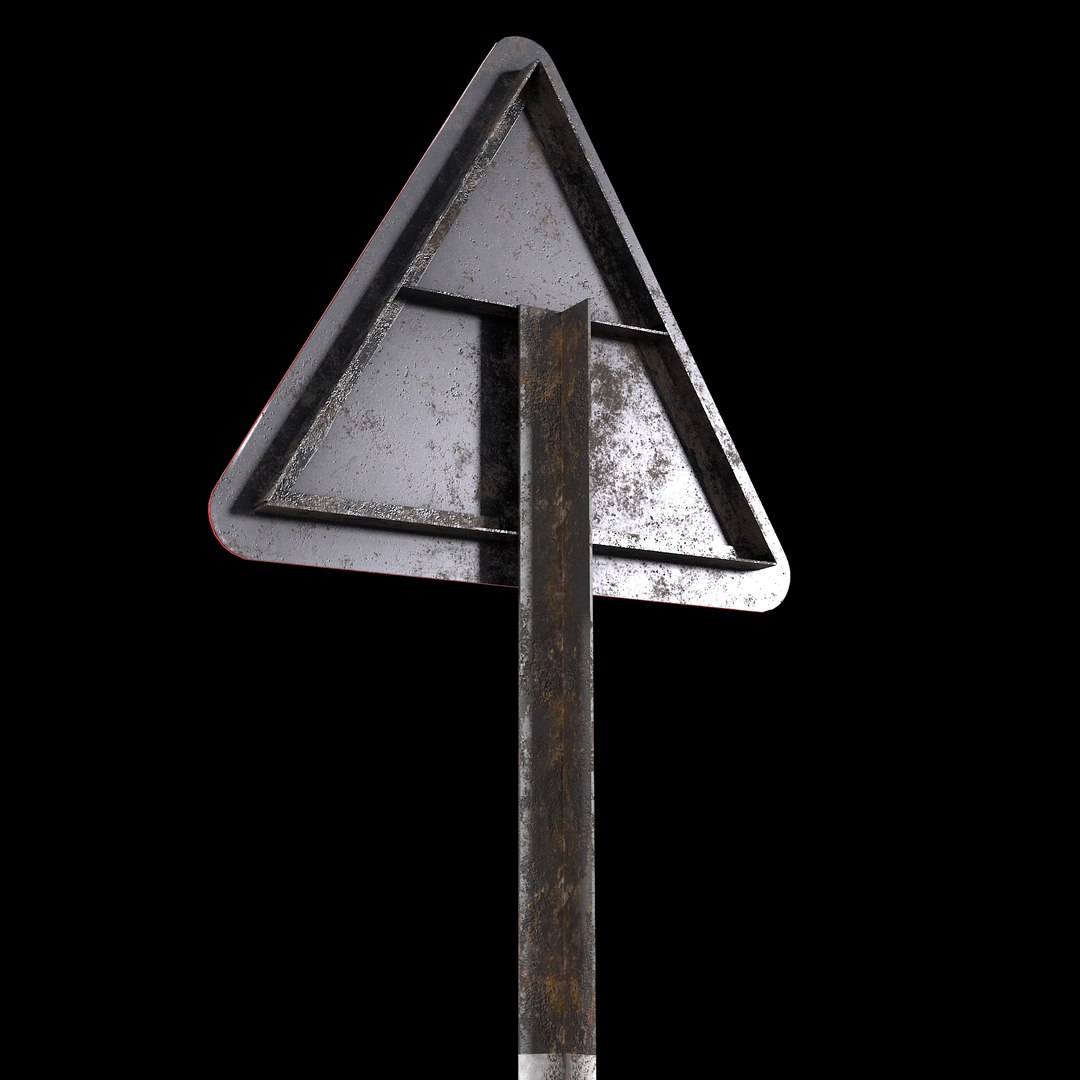 3D Men Work Roadsign - TurboSquid 1492333