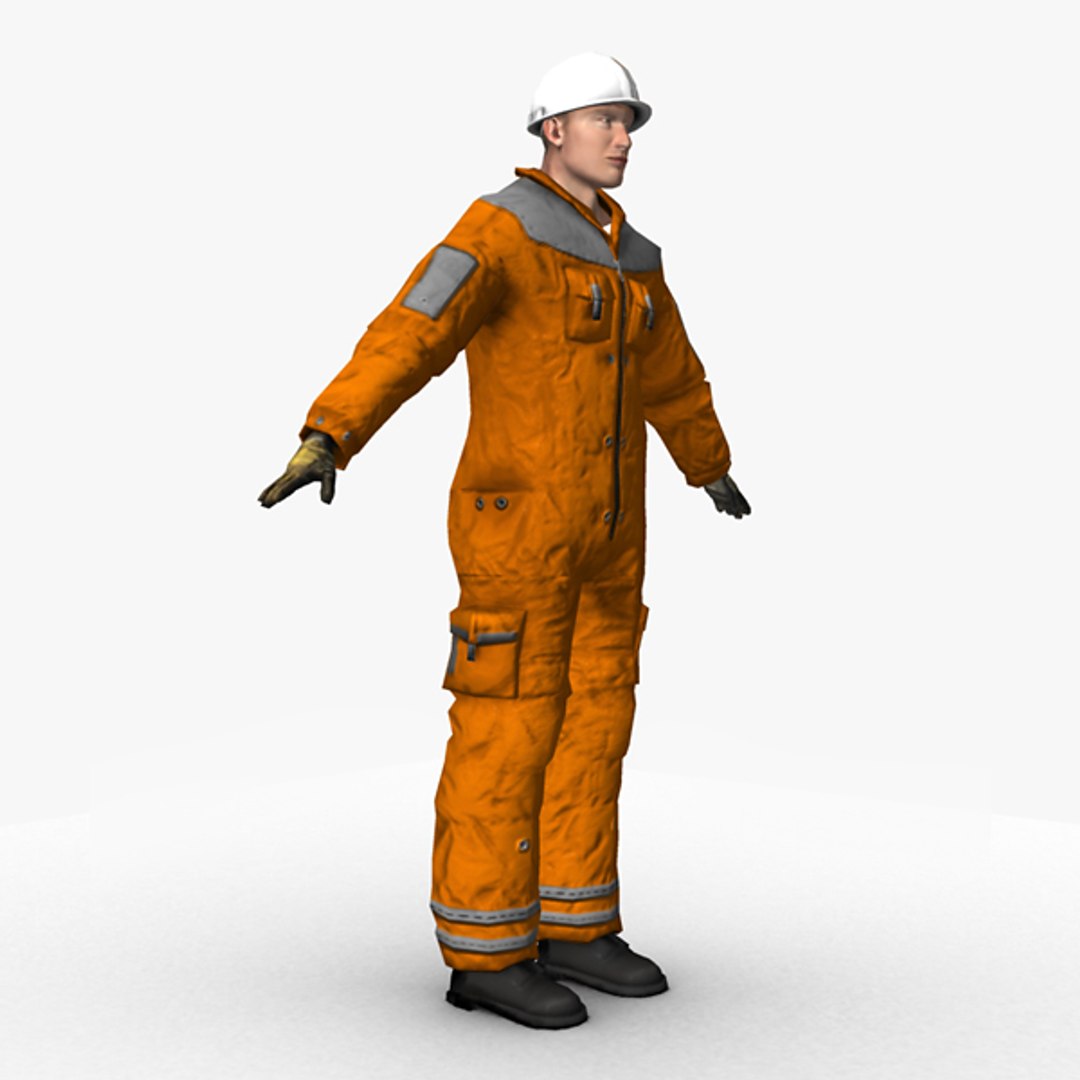 3d Model Construction Worker