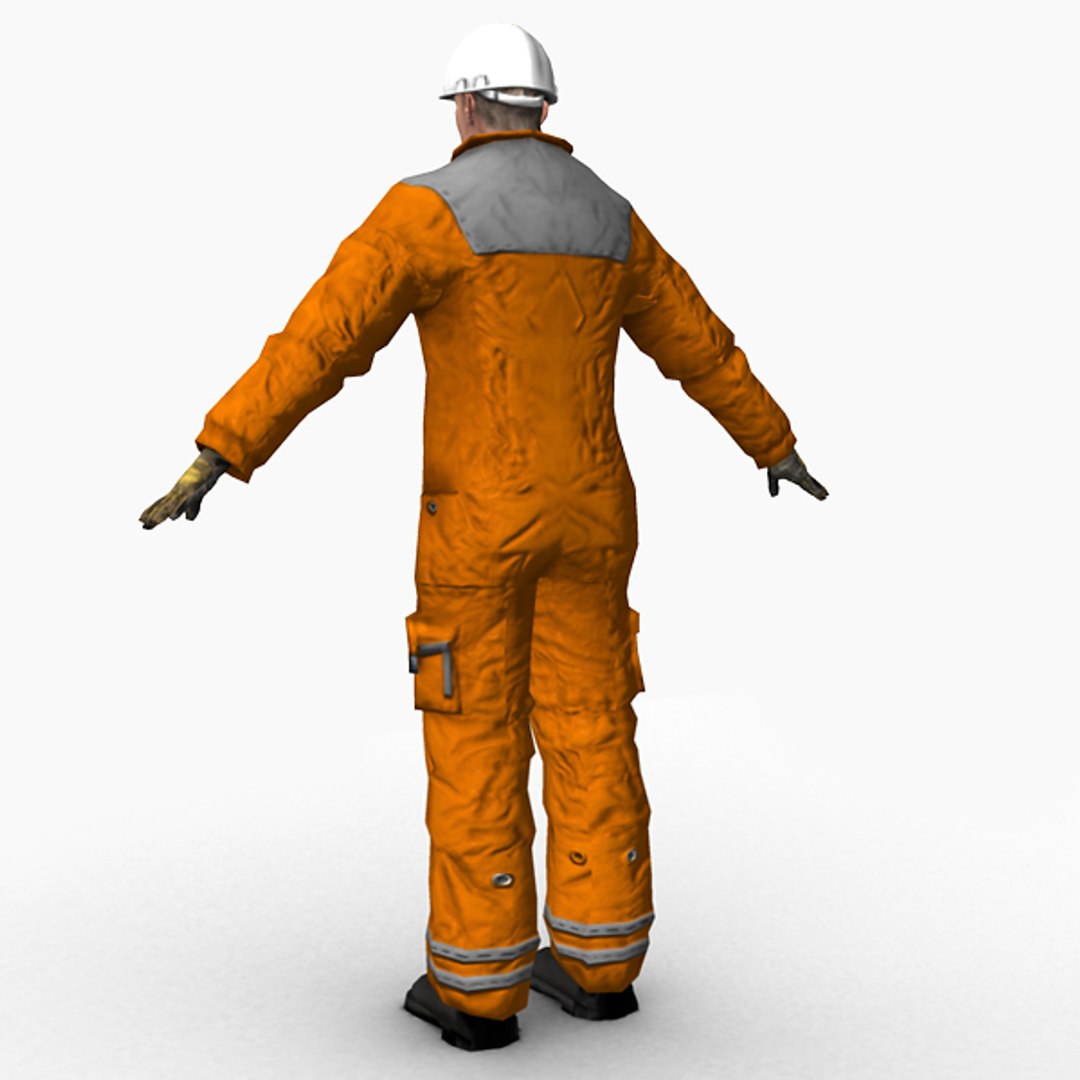 3d Model Construction Worker