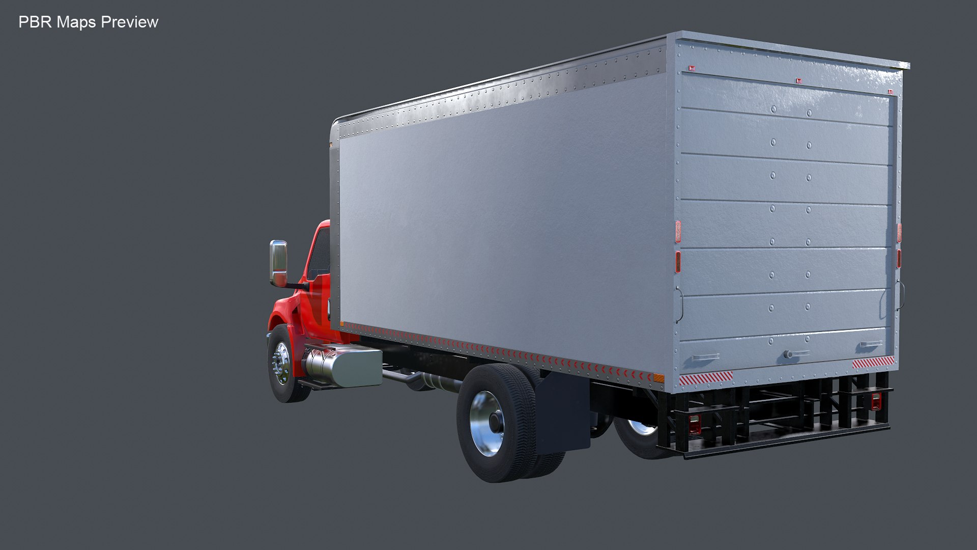 International MV Box Truck 3D - TurboSquid 2039642
