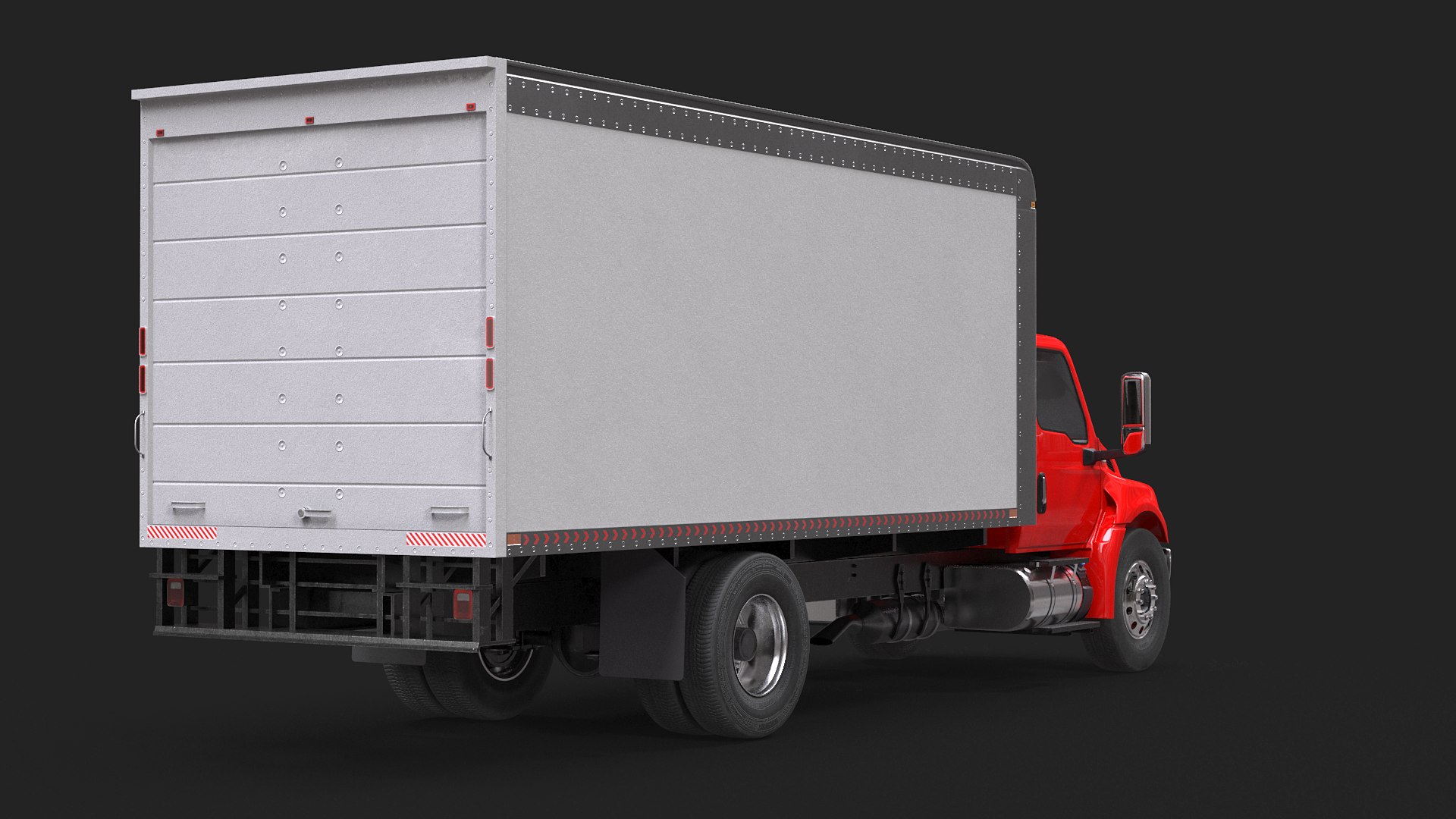 International MV Box Truck 3D - TurboSquid 2039642