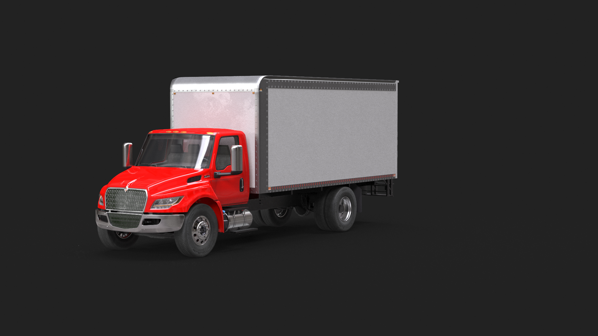 International MV Box Truck 3D - TurboSquid 2039642