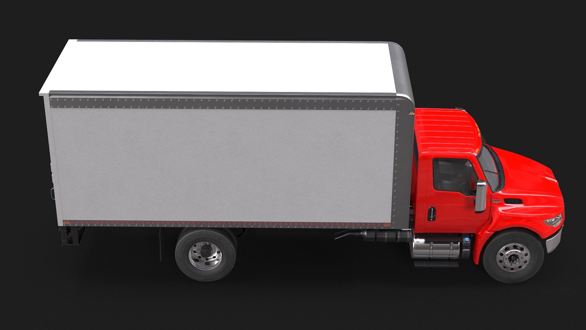 International MV Box Truck 3D - TurboSquid 2039642