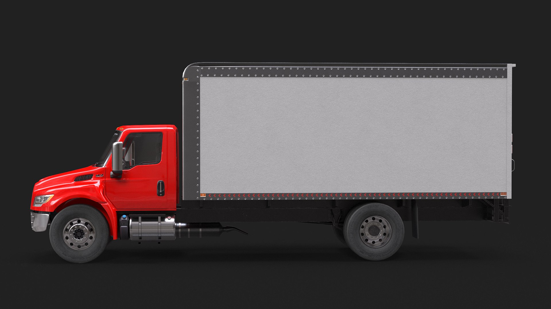 International MV Box Truck 3D - TurboSquid 2039642