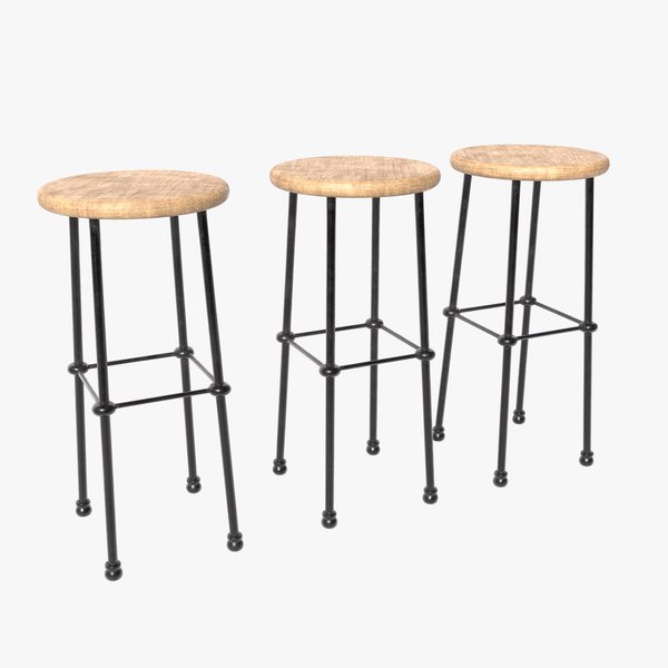 Bar Stool 3D Models for Download | TurboSquid