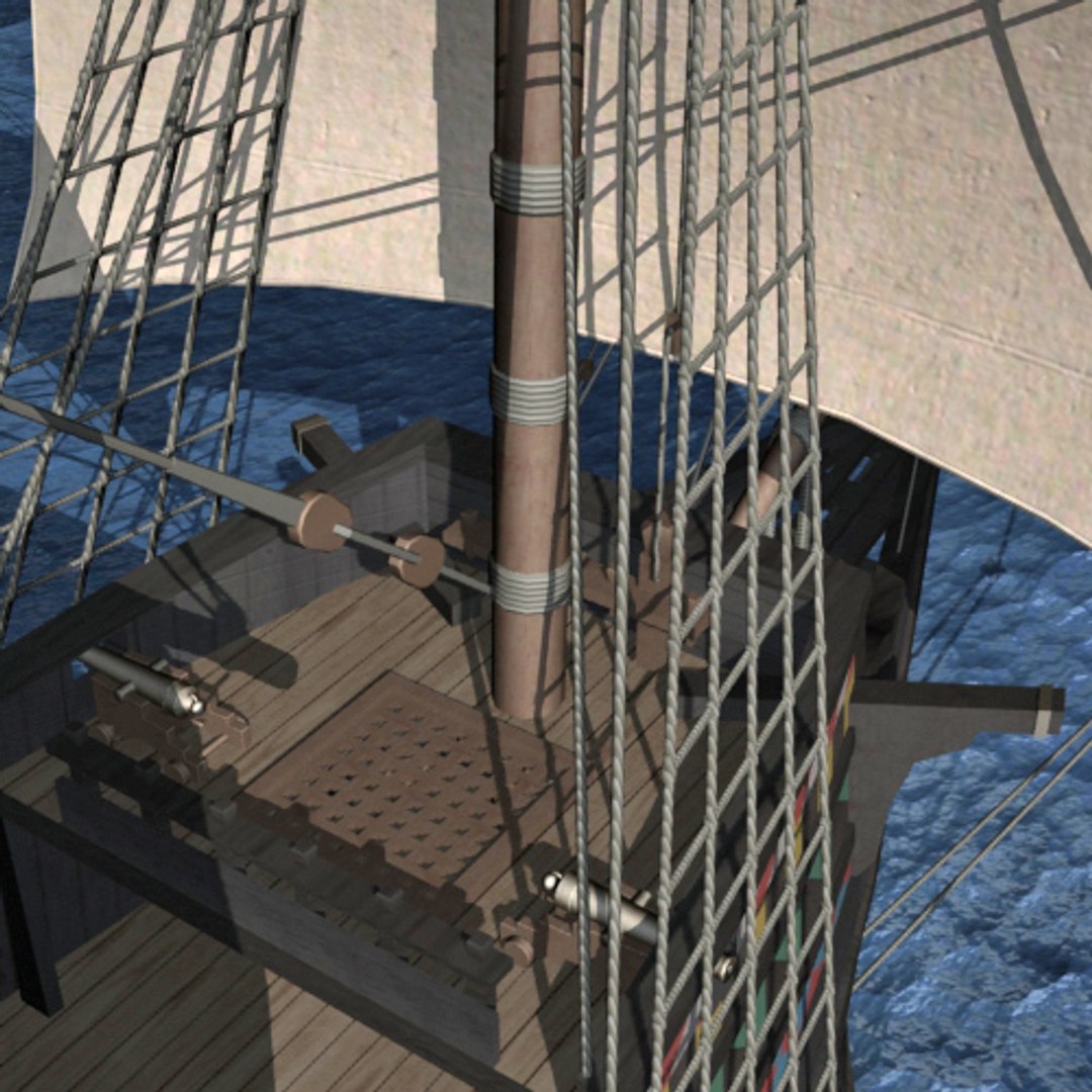 3d Drake Golden Hind Model