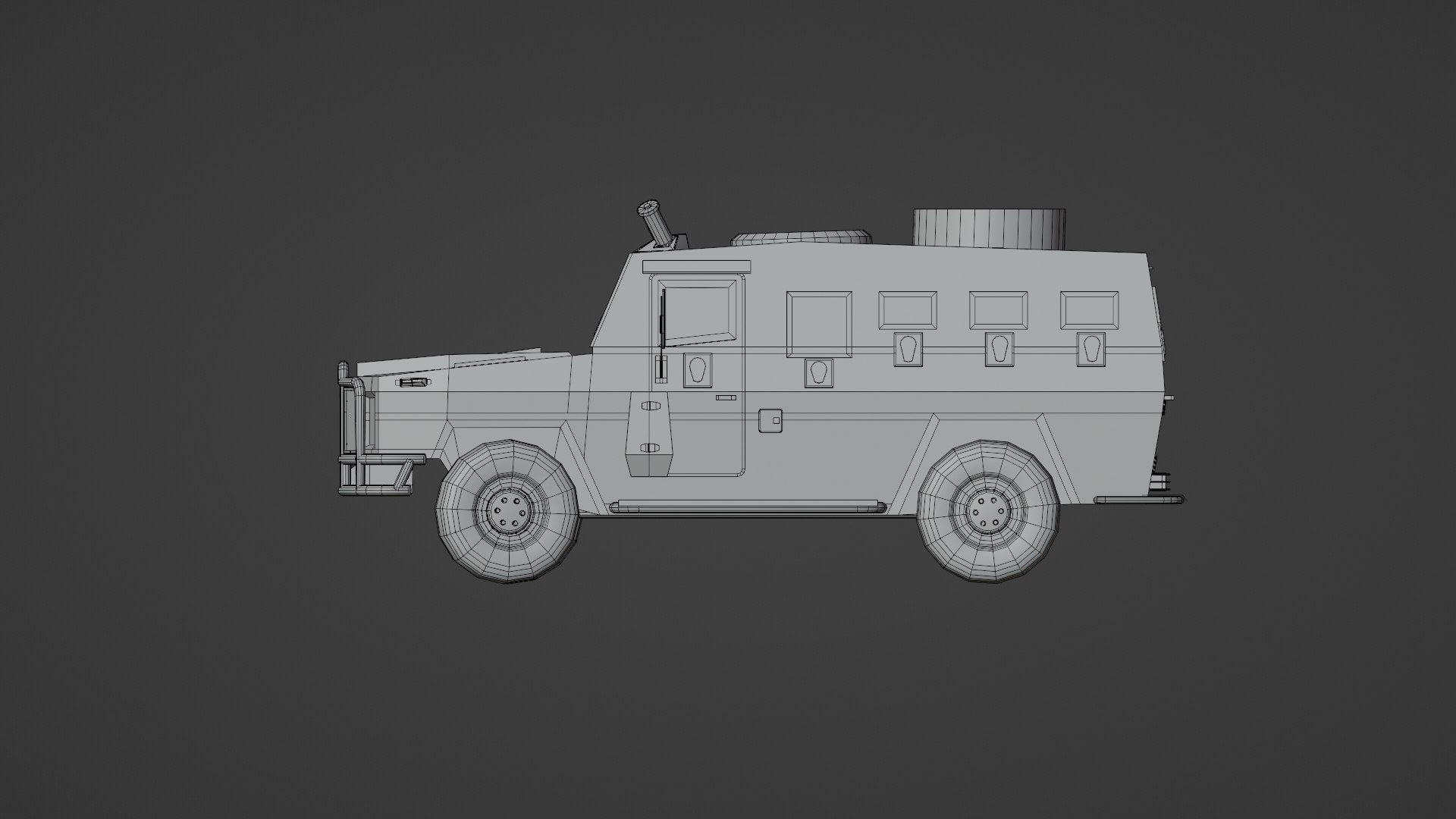 AMZ Dzik 4x4 Armer Military Vehicle Low-poly 3D Model 3D - TurboSquid ...