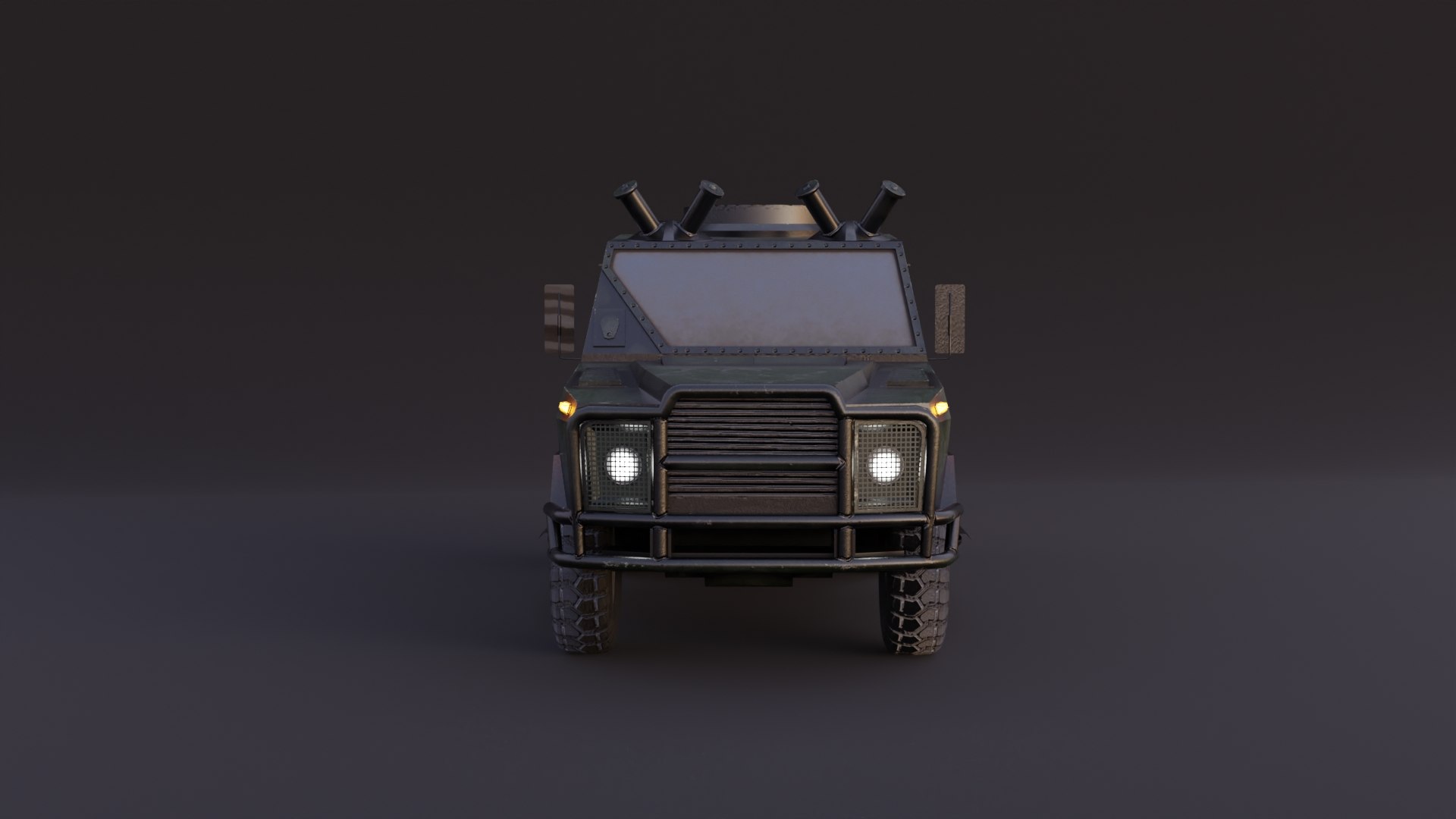 AMZ Dzik 4x4 Armer Military Vehicle Low-poly 3D Model 3D - TurboSquid ...