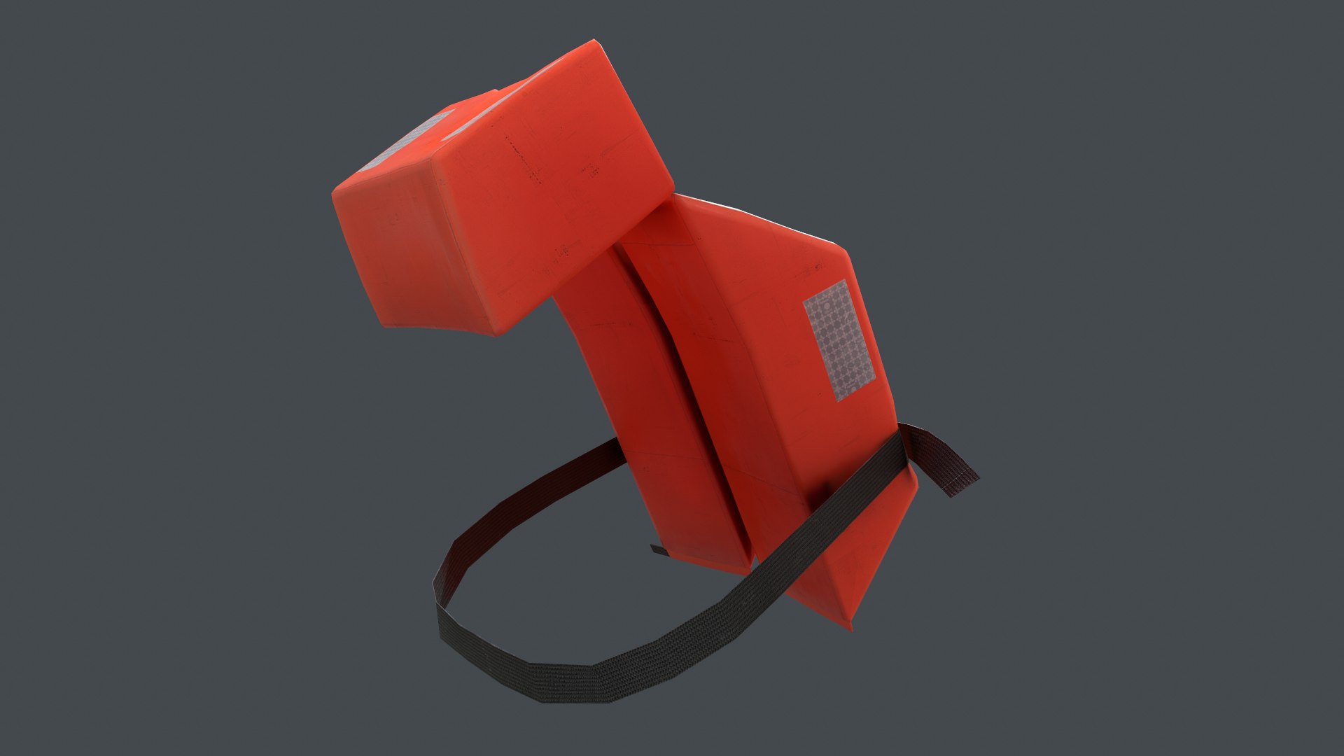 Foldable Life Jacket Model - TurboSquid 2188476