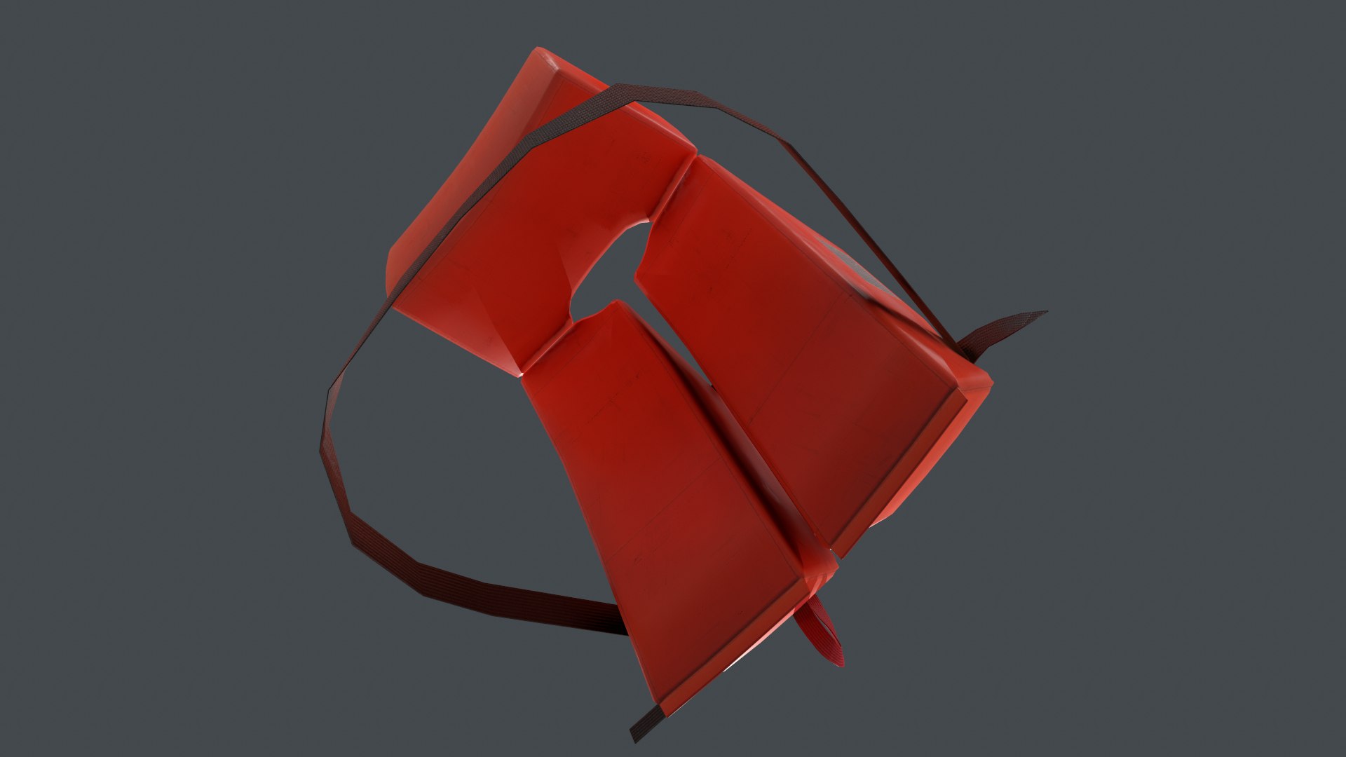 Foldable Life Jacket Model - TurboSquid 2188476