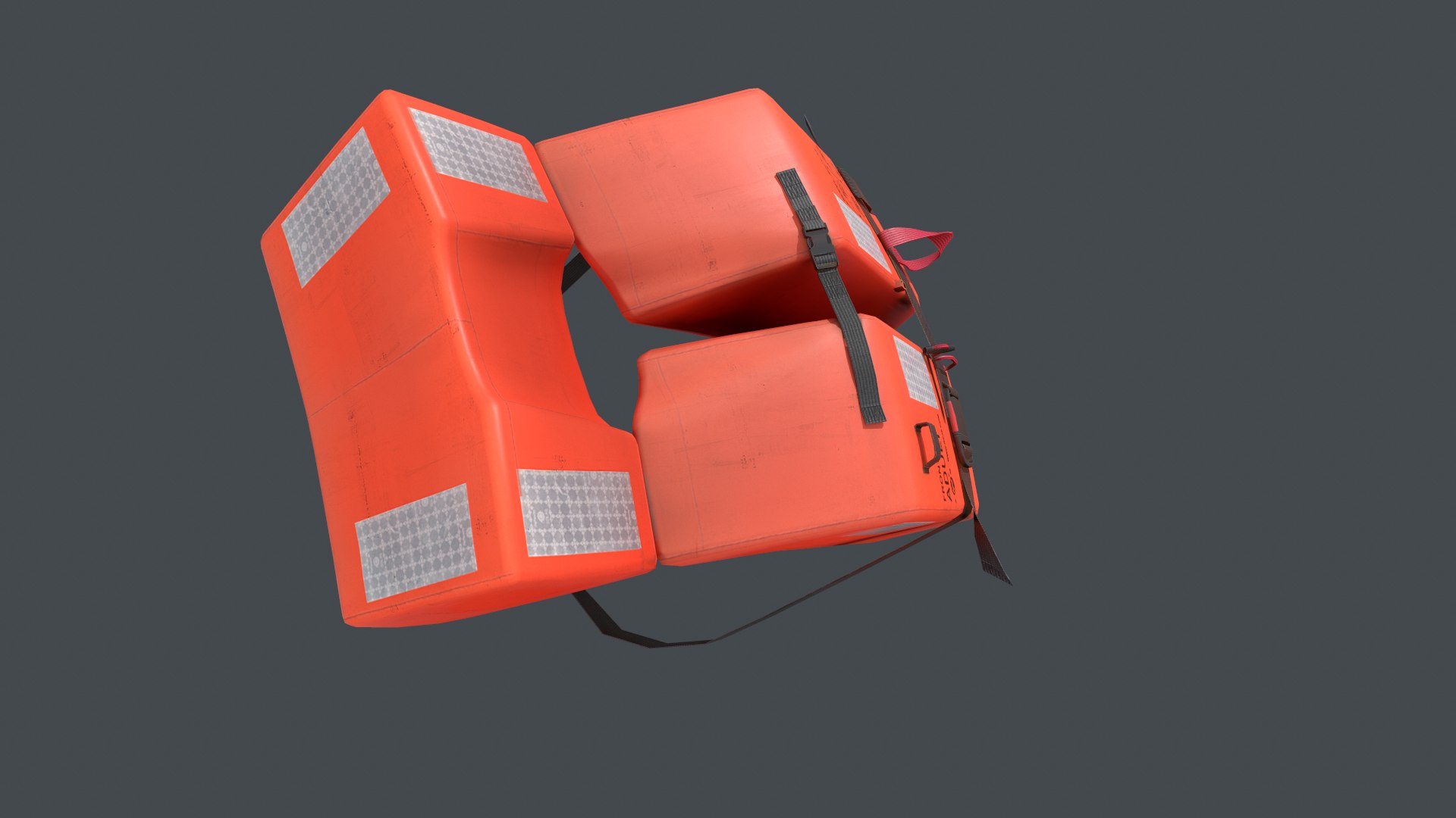 Foldable Life Jacket Model - TurboSquid 2188476