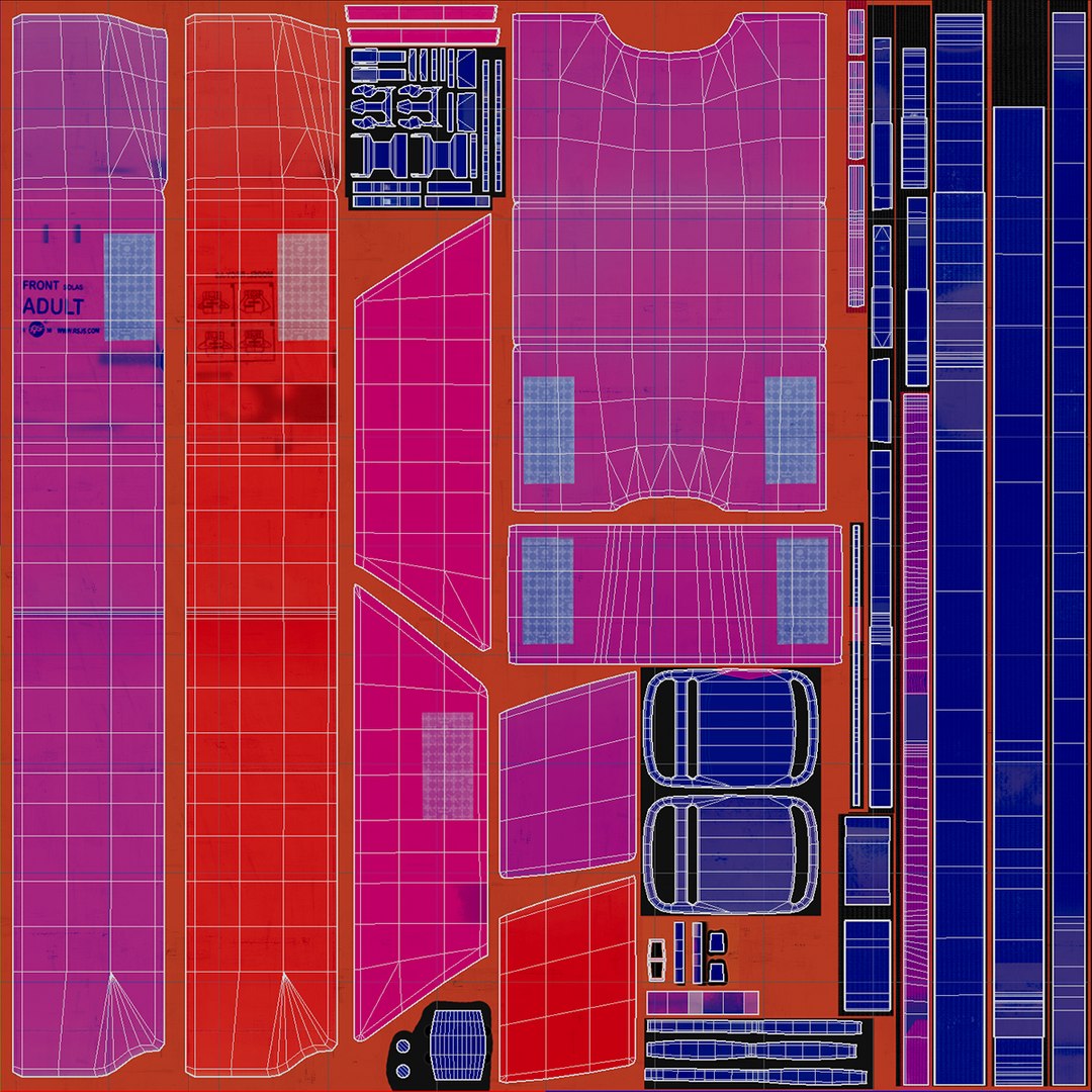 Foldable Life Jacket Model - TurboSquid 2188476