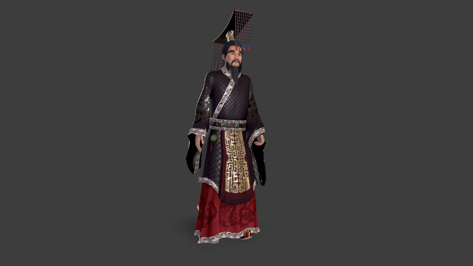 3D Model Asian People King - TurboSquid 2213833