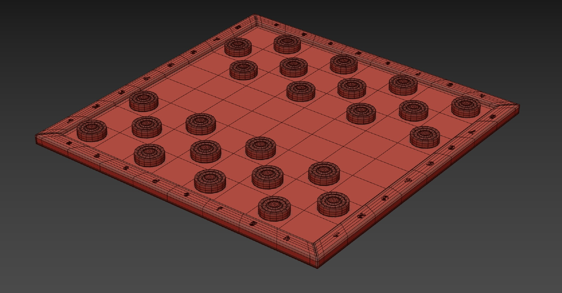 3D Checkers model - TurboSquid 1862611
