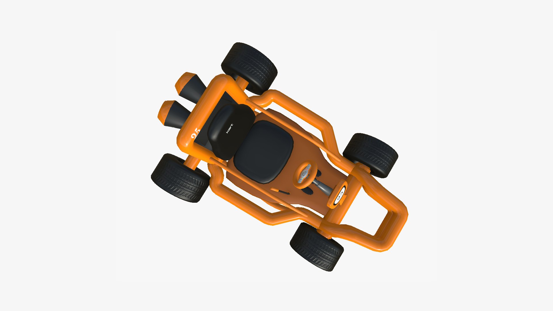Cartoon Kart H07 Orange - Vehicle Racing Design 3D Model - TurboSquid ...