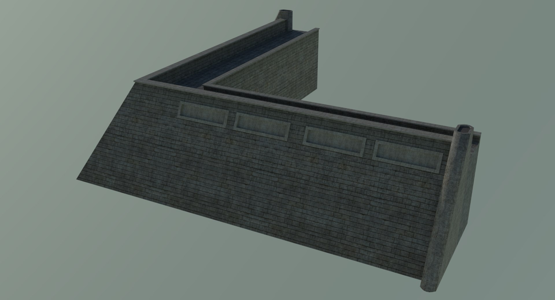3d Seawall Sea Wall