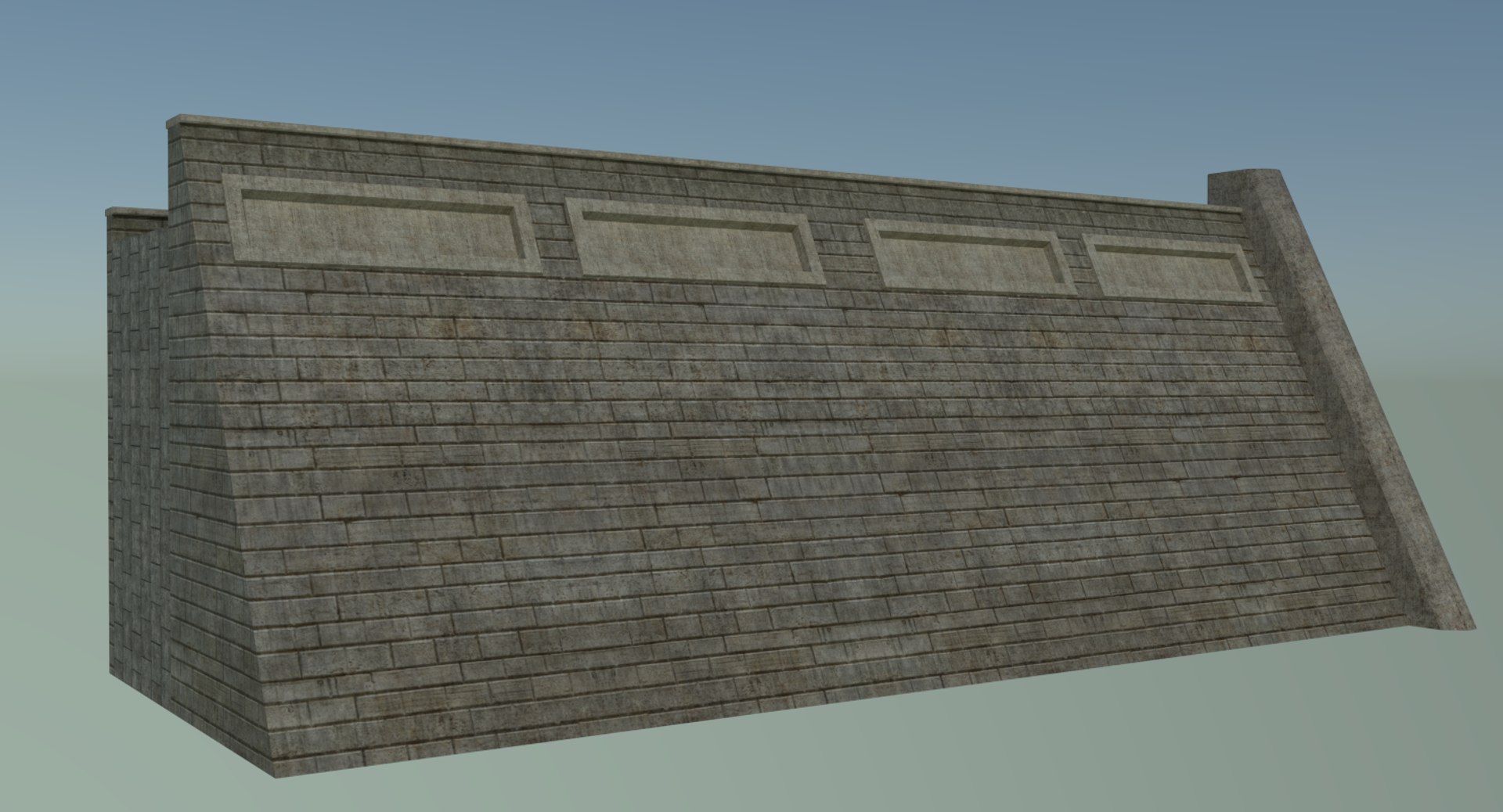 3d Seawall Sea Wall