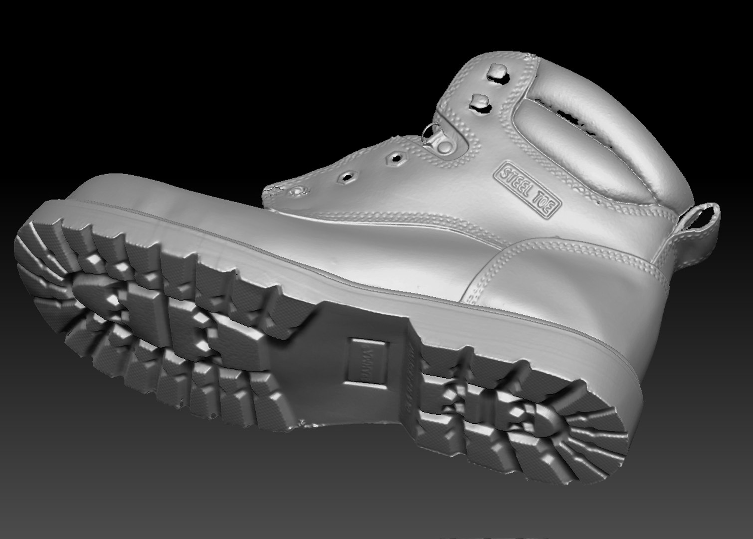 Scan Brahma Construction Boot 3d Model