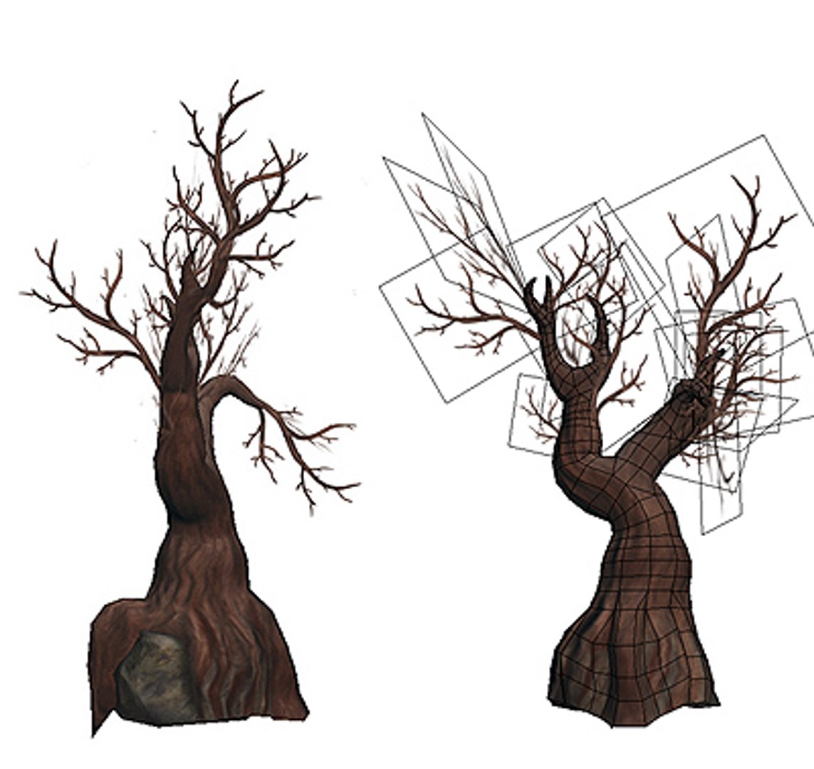 Dry Tree Games 3d Model