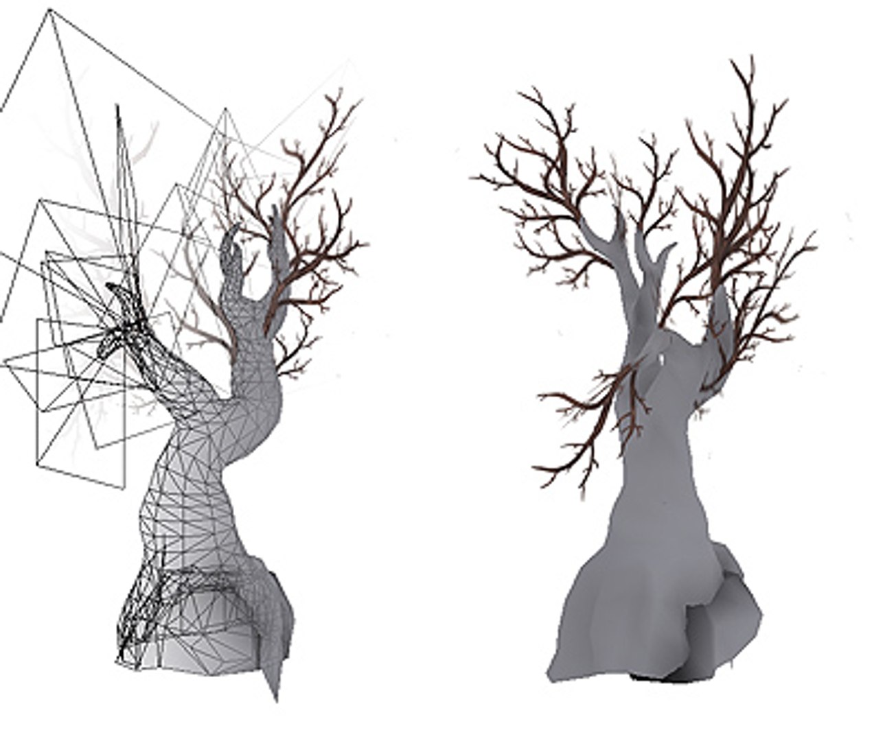Dry Tree Games 3d Model