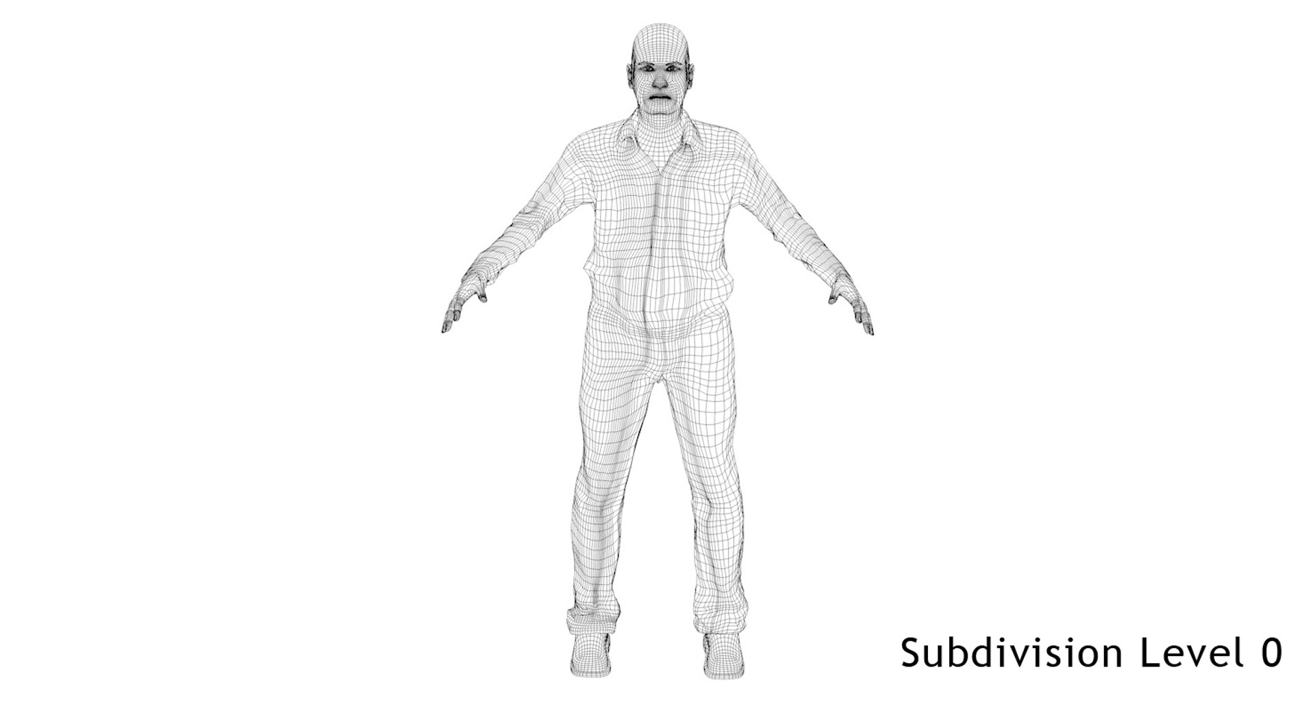 3d male man