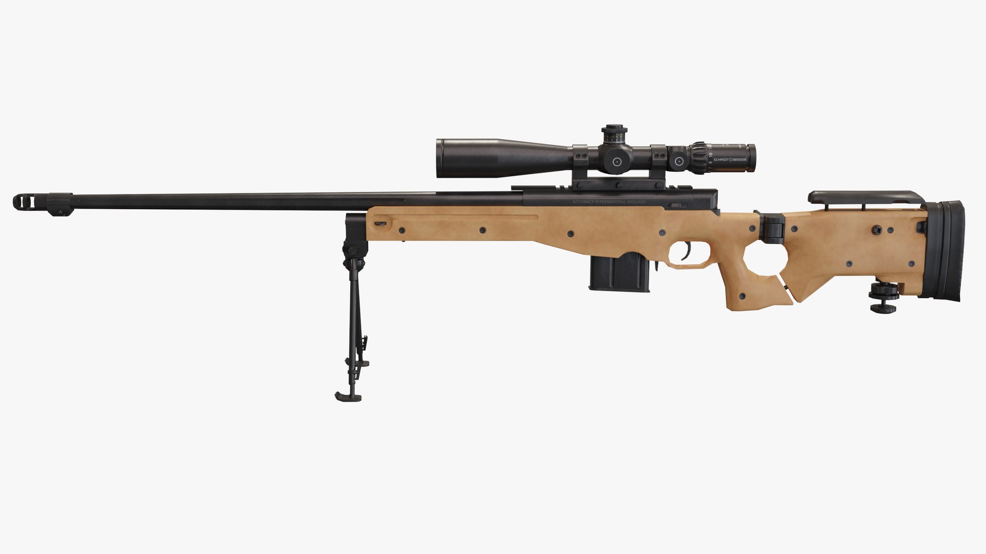 3D Model L115a3 Sniper Rifle - TurboSquid 1464200