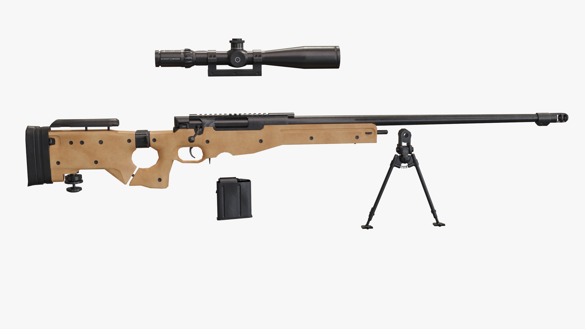 3D model l115a3 sniper rifle - TurboSquid 1464200