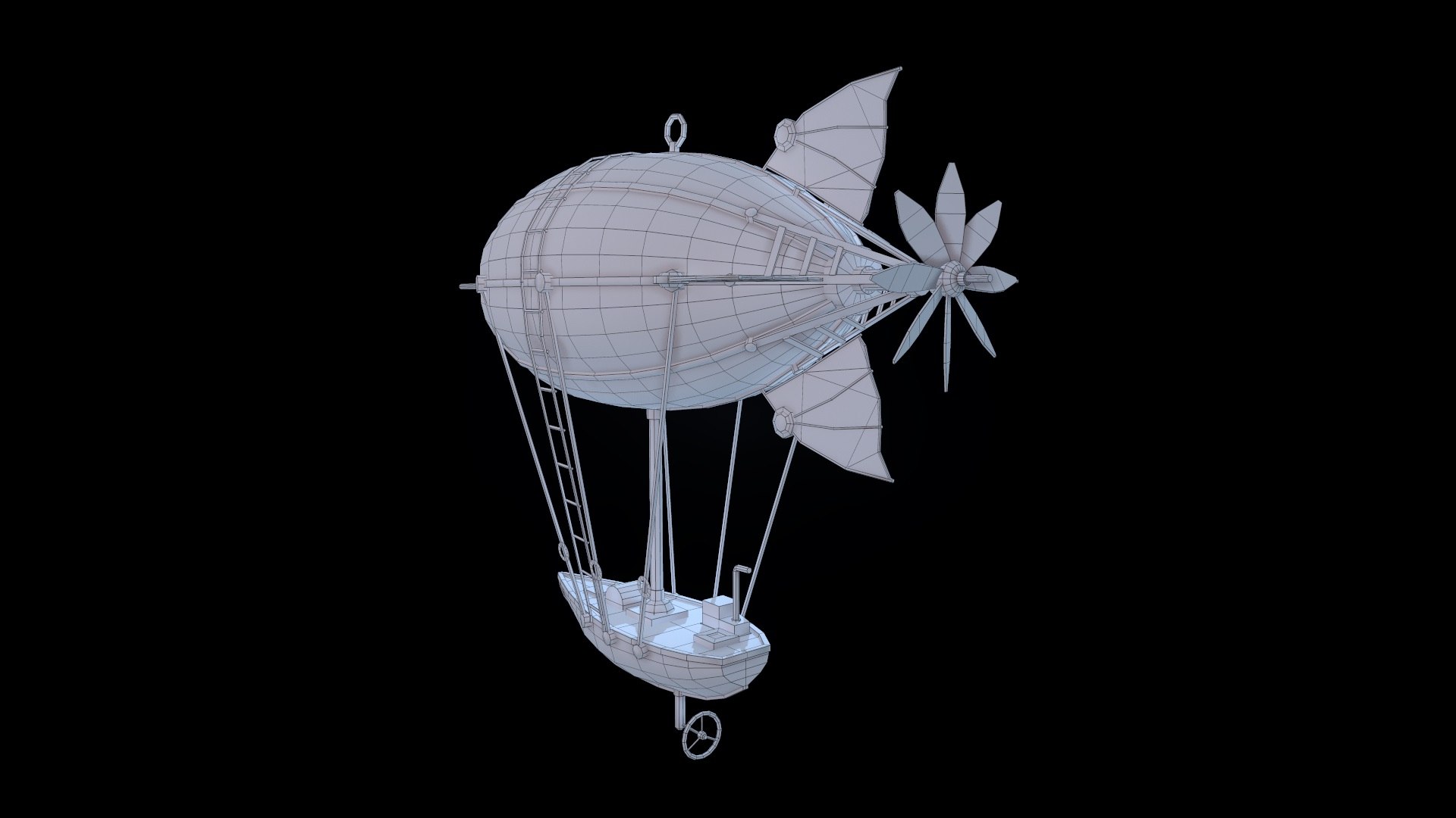 Airship Ship Air Model - TurboSquid 1490678