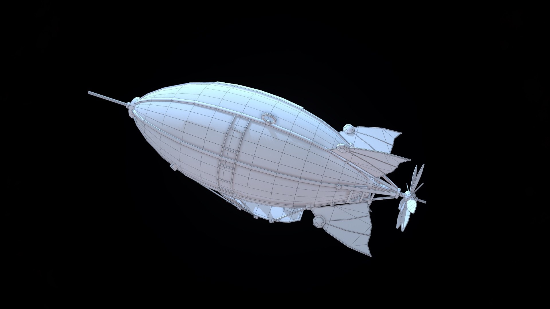 Airship Ship Air Model - TurboSquid 1490678